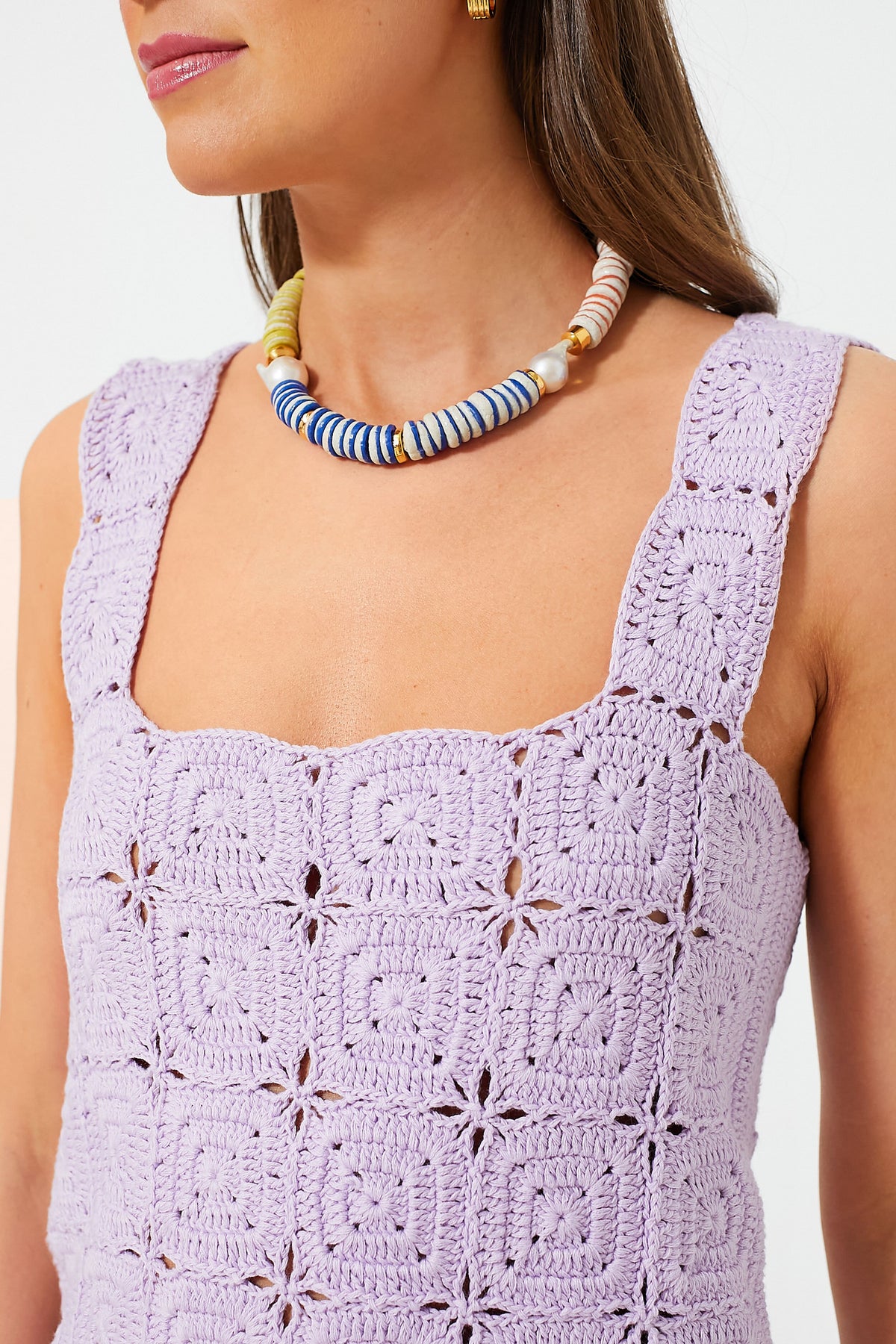 Lavender Crochet Cory Tank | Hyacinth House