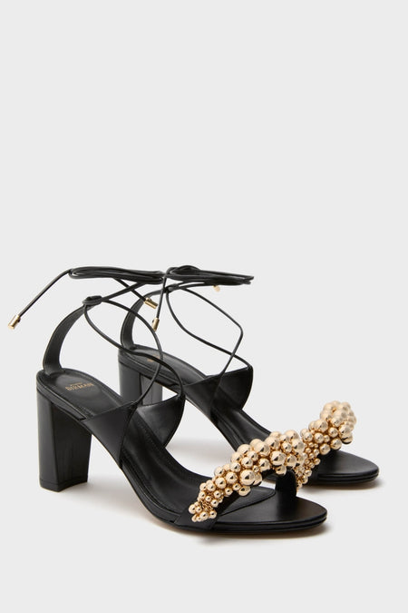 Black Gia Block 75 Heels | Alexandre Birman