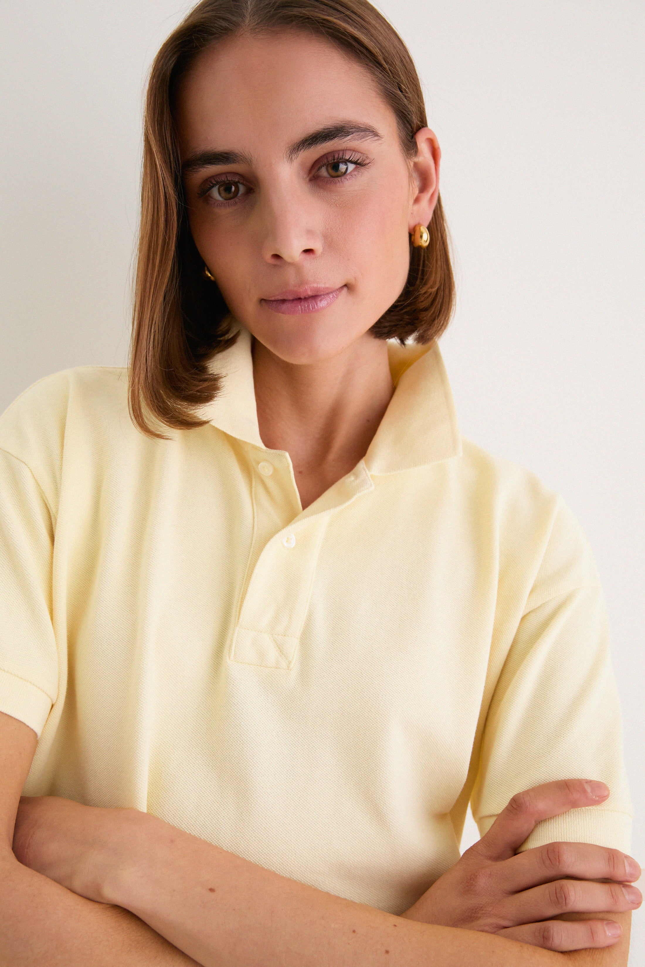 Yellow Pique Holmes Boyfriend Polo | Tuckernuck