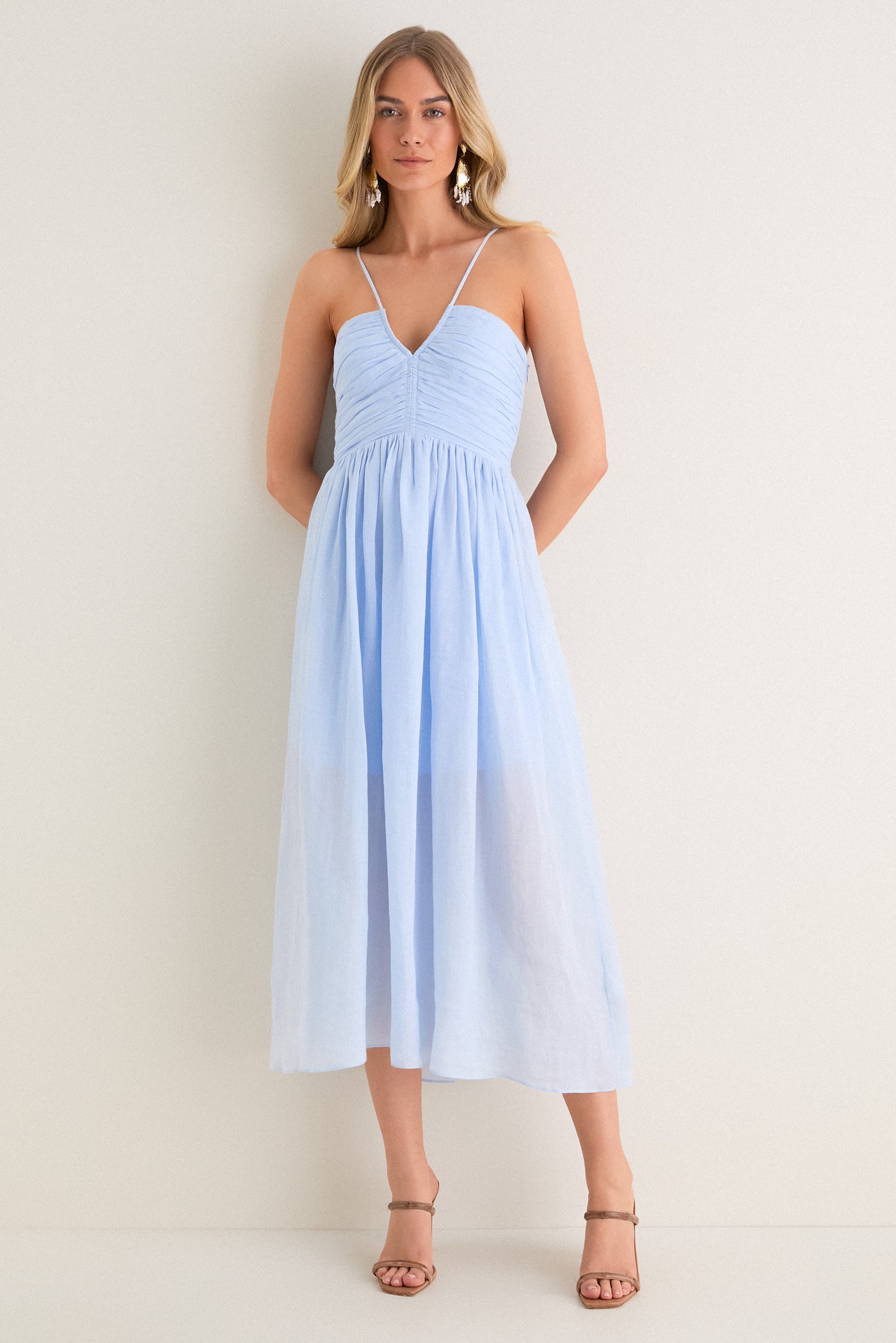 Sky Blue Rumi Midi Dress | A.L.C.