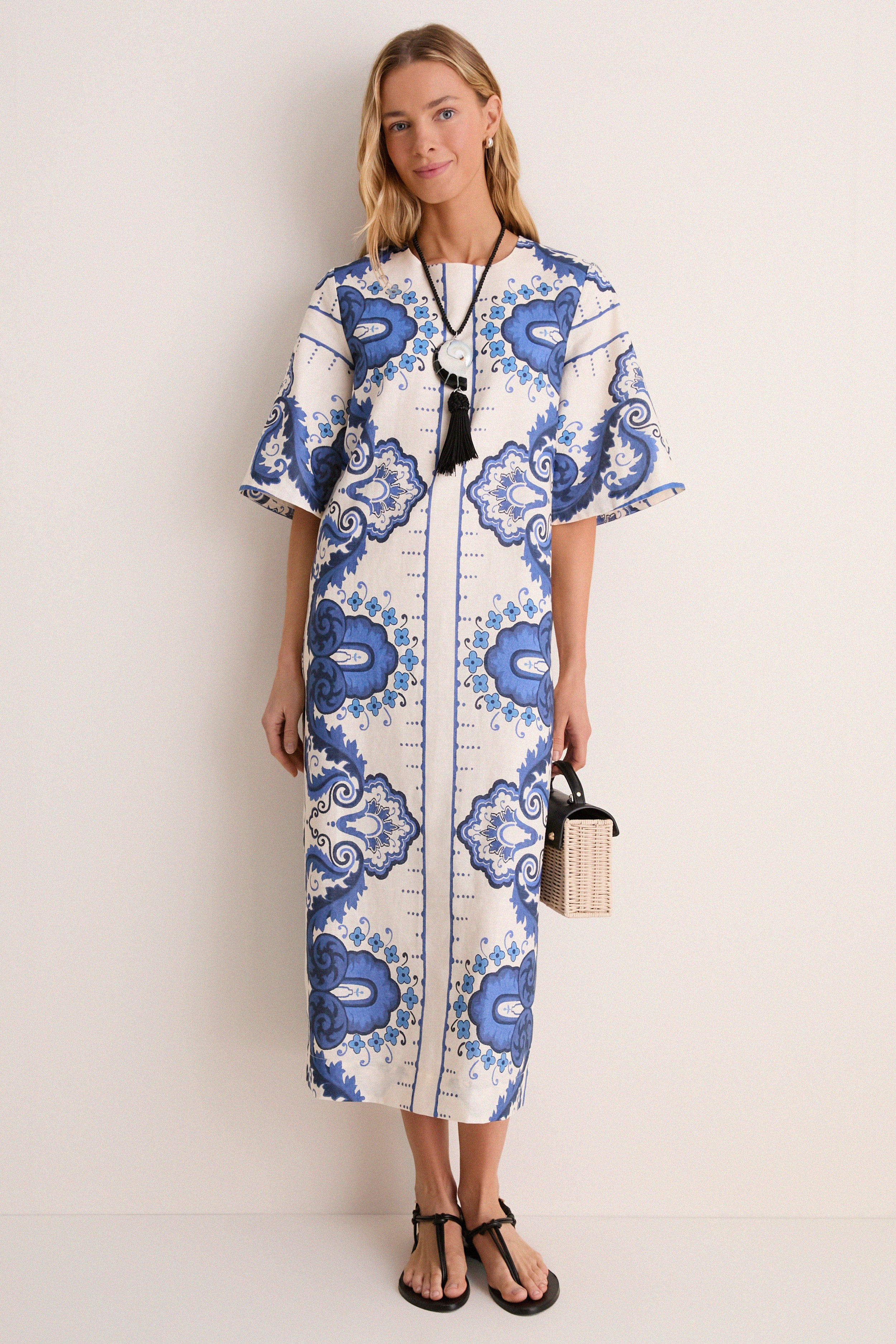 Ultramarine Medallion James Dress | Tuckernuck