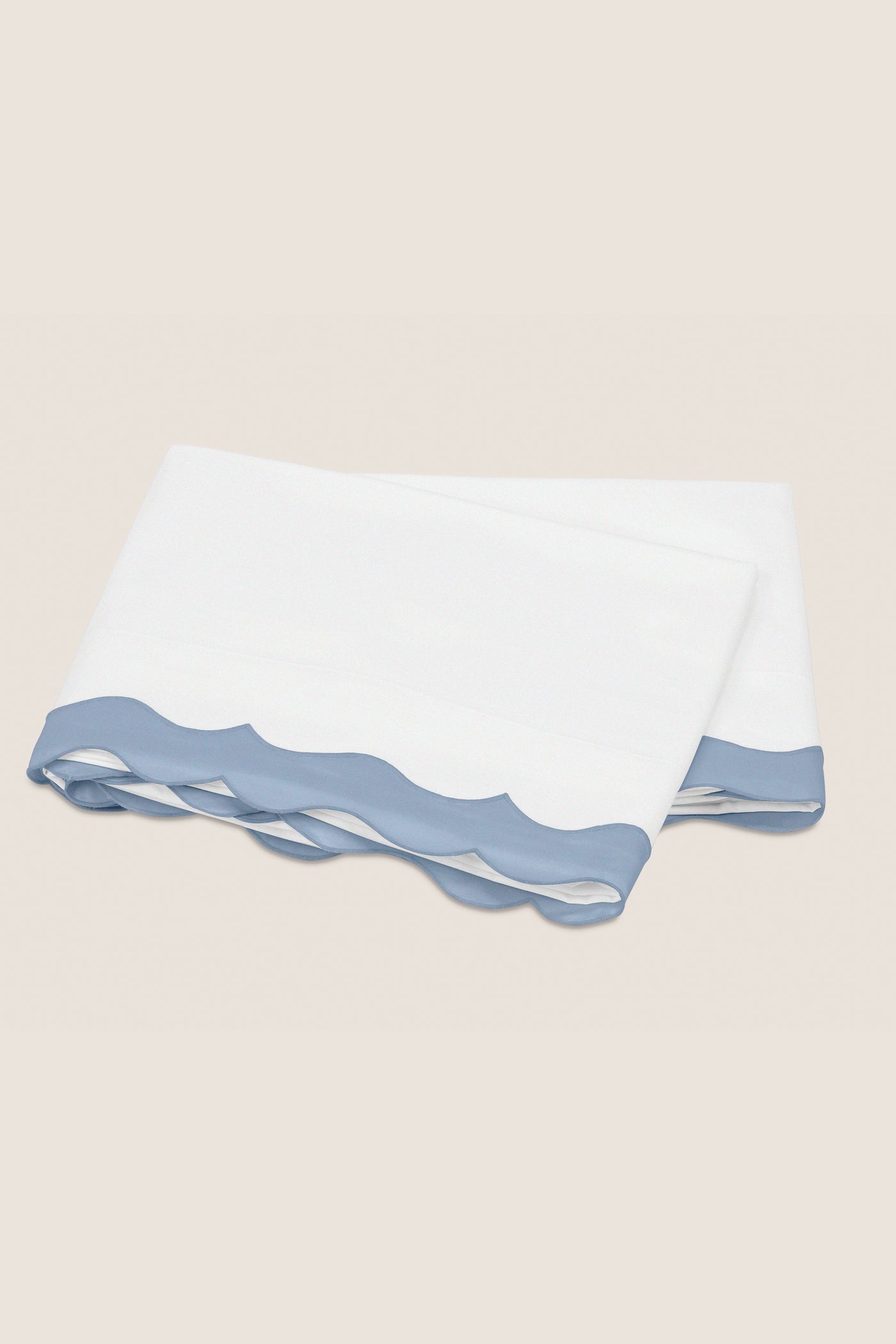 Hazy Blue Lorelei Flat Sheet | Matouk