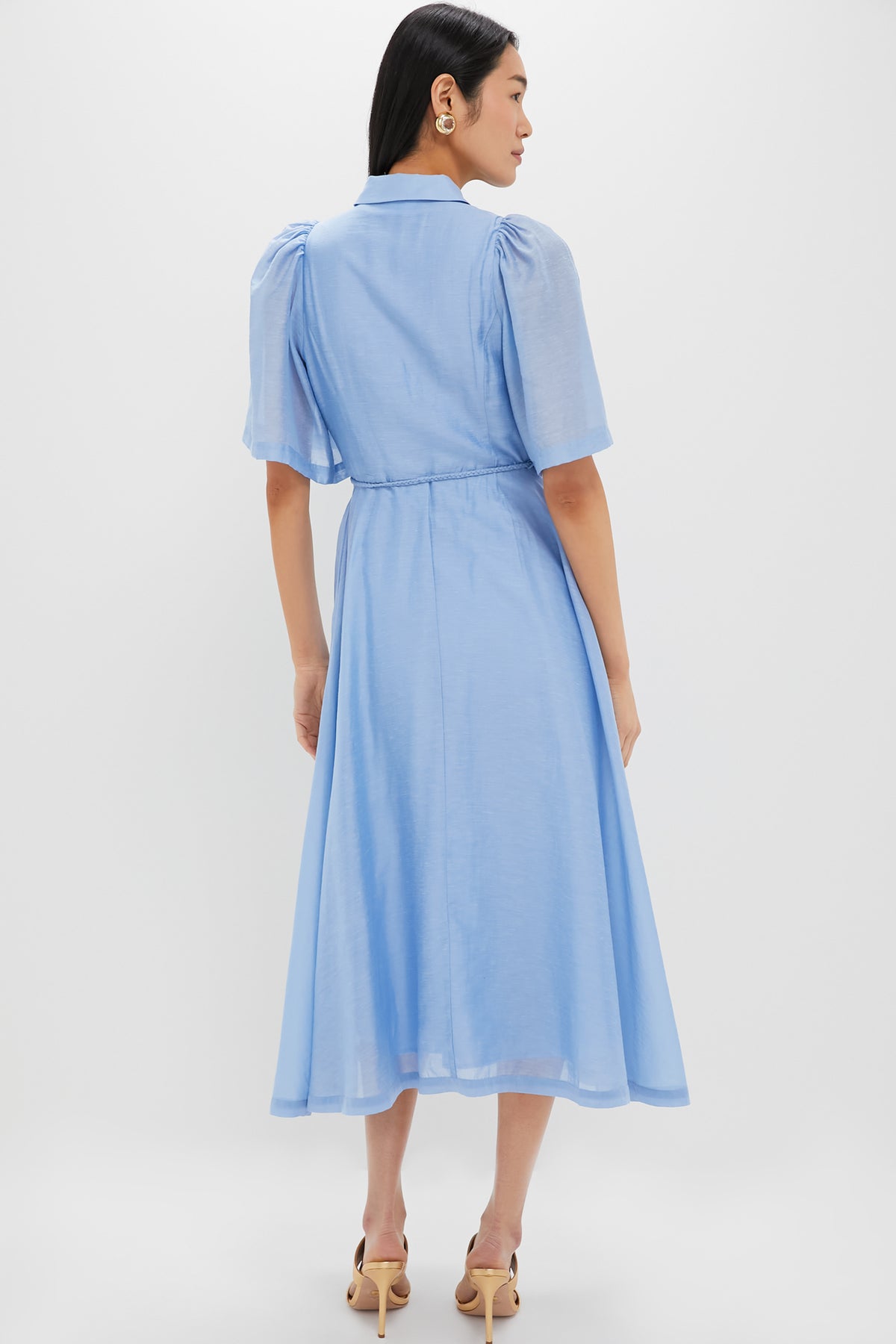 Powder Blue Cindy Midi Dress | Hyacinth House