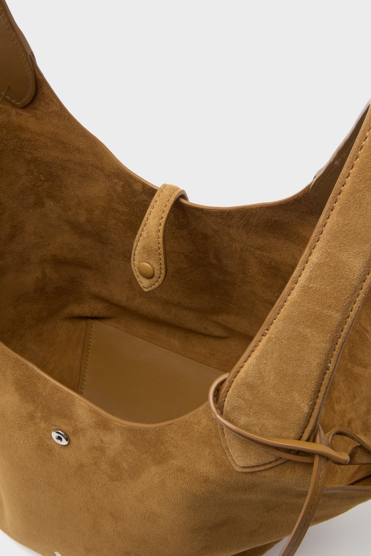 Caramel Medium Suede Tote | Polo Ralph Lauren