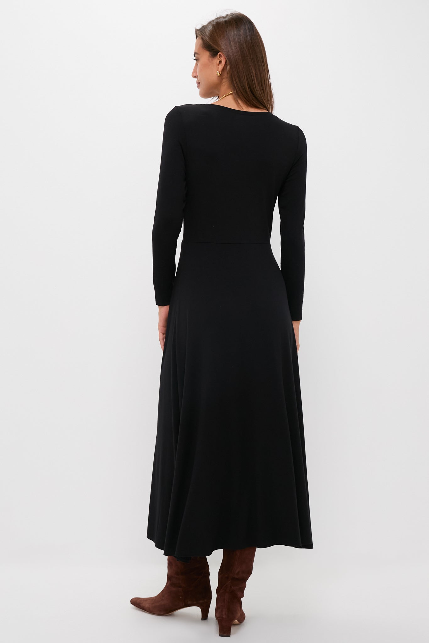Black Long Sleeve Sara Maxi Dress | Tuckernuck