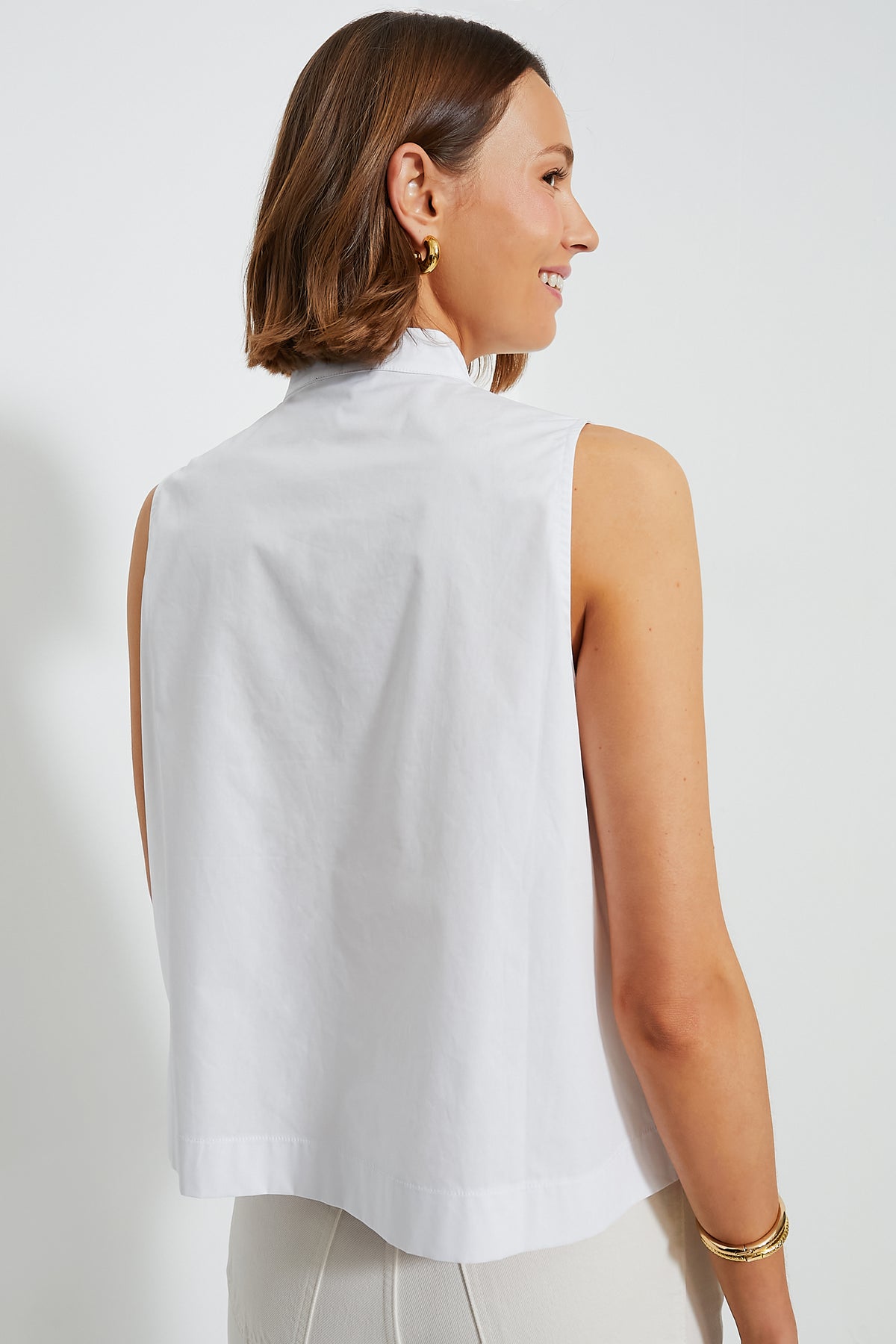 White Sleeveless Celeste Top | Tuckernuck