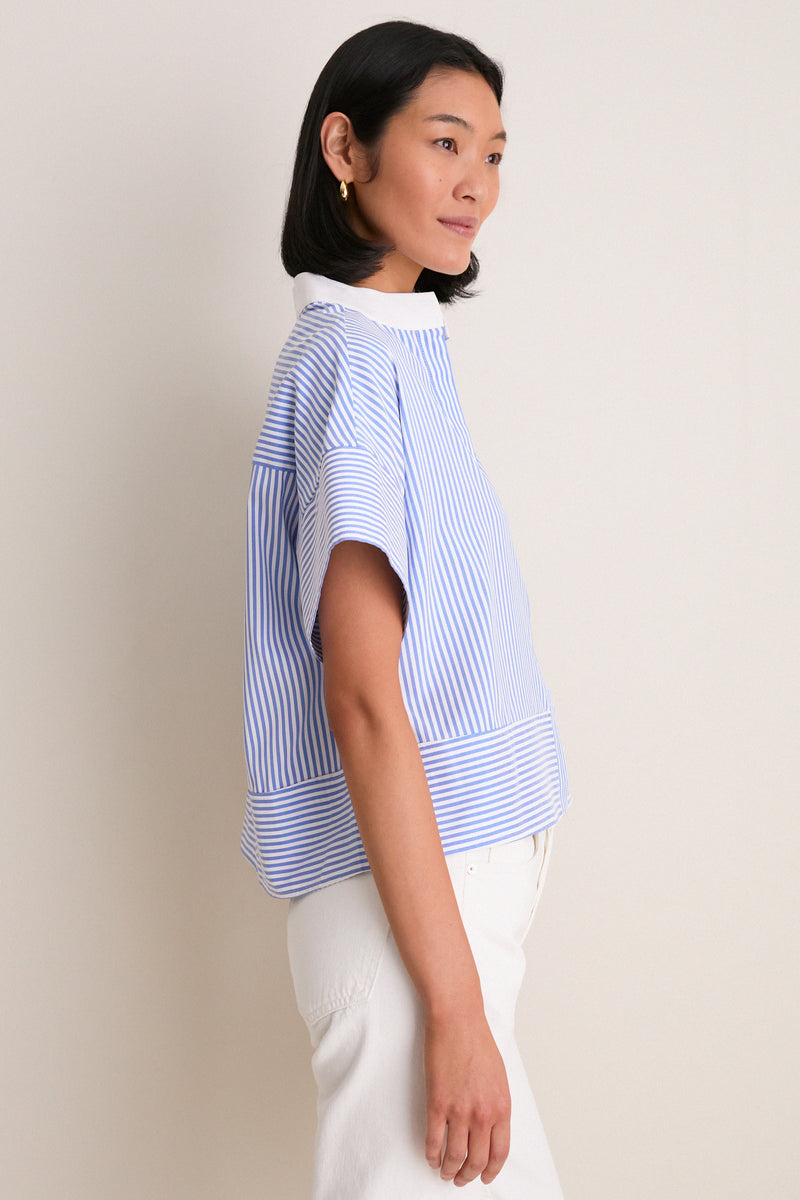 Blue Stripe Sofia Shirt | Tuckernuck