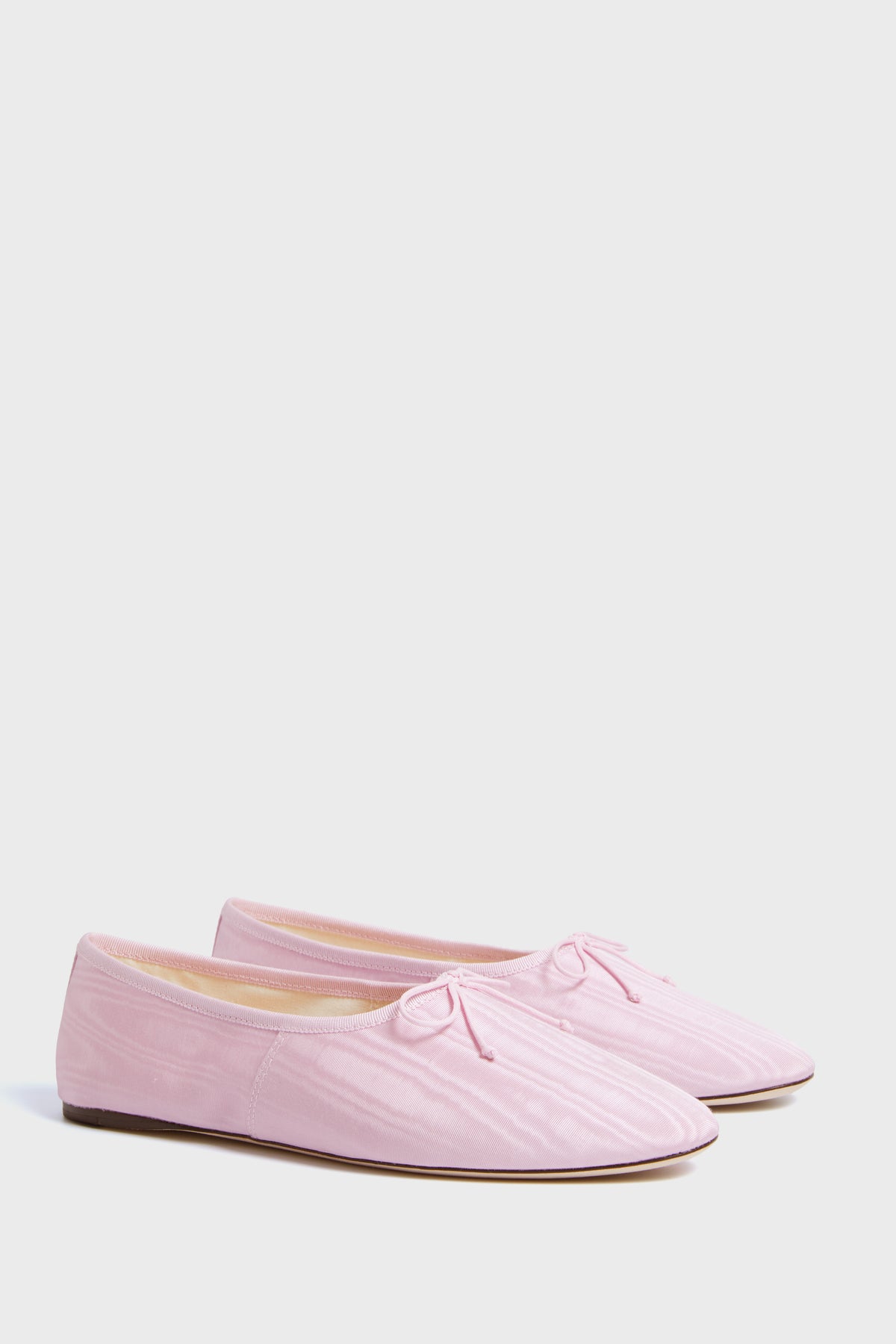 Powder Pink Moire Landon Flats | Loeffler Randall