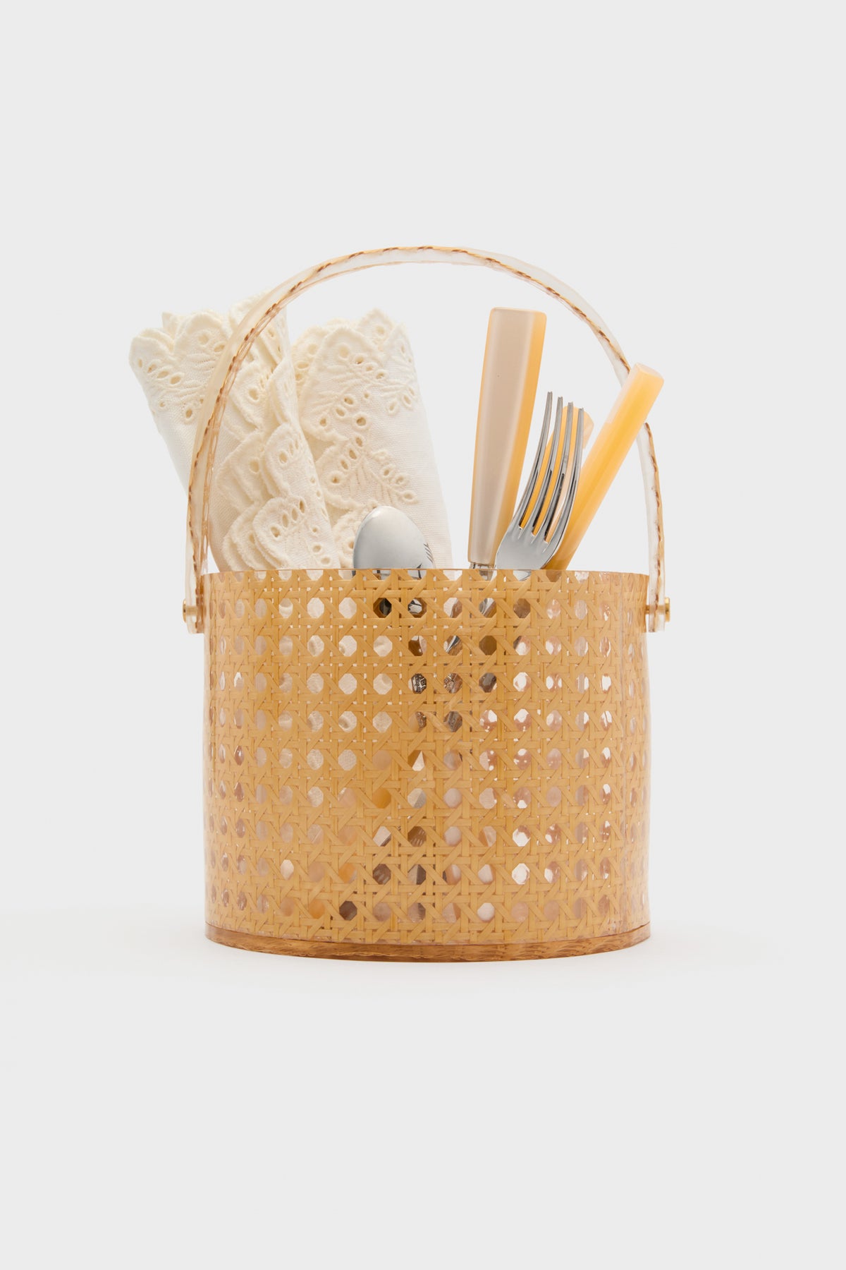 Cane Acrylic Utensil Caddy | Tuckernuck Home