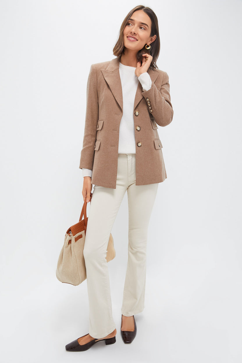 Heather Russet Nalani Dickey Jacket | Veronica Beard