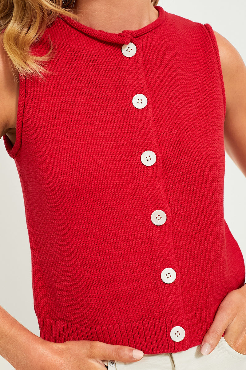 Tomato Bridget Sweater Vest | Alex Mill