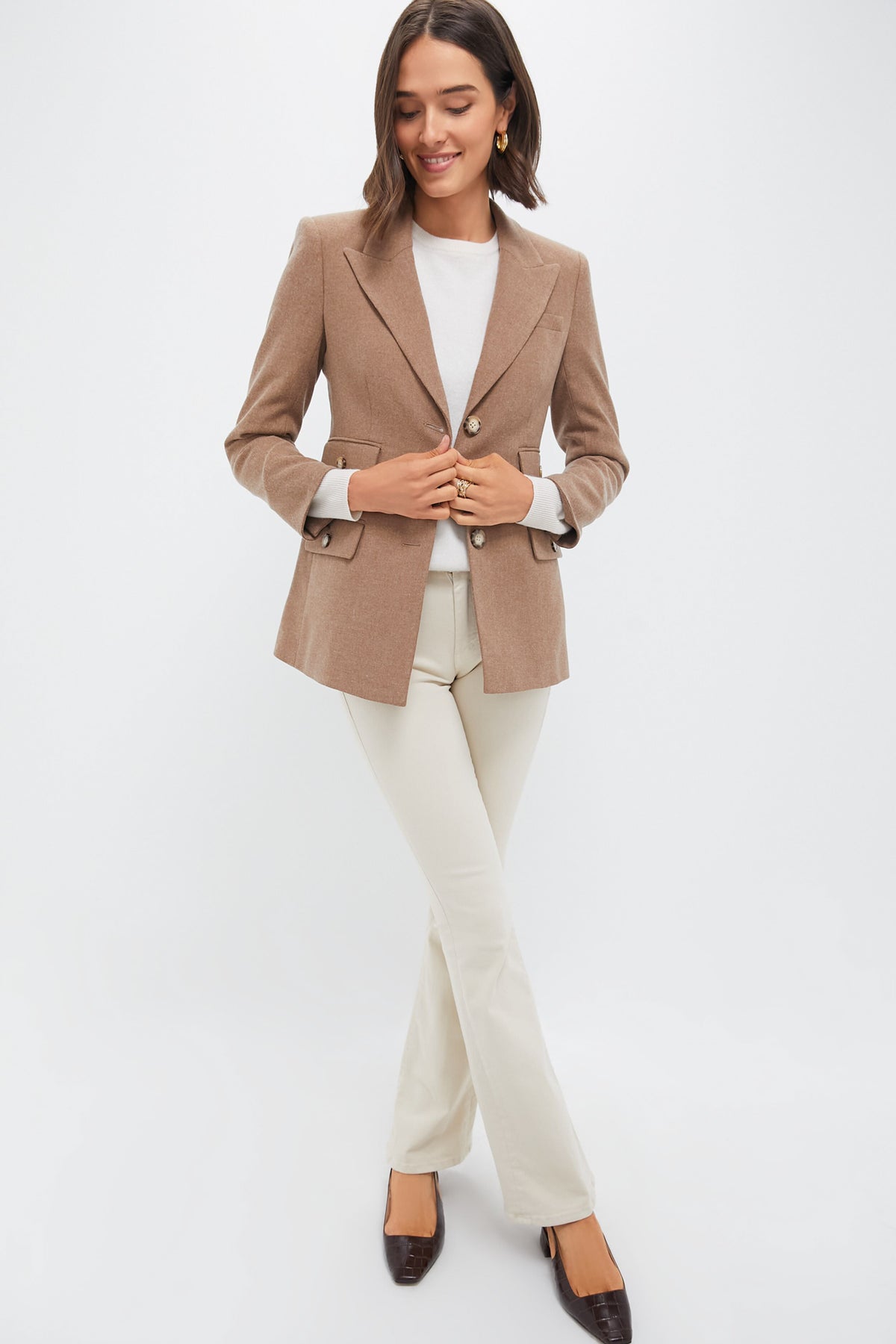 Heather Russet Nalani Dickey Jacket | Veronica Beard