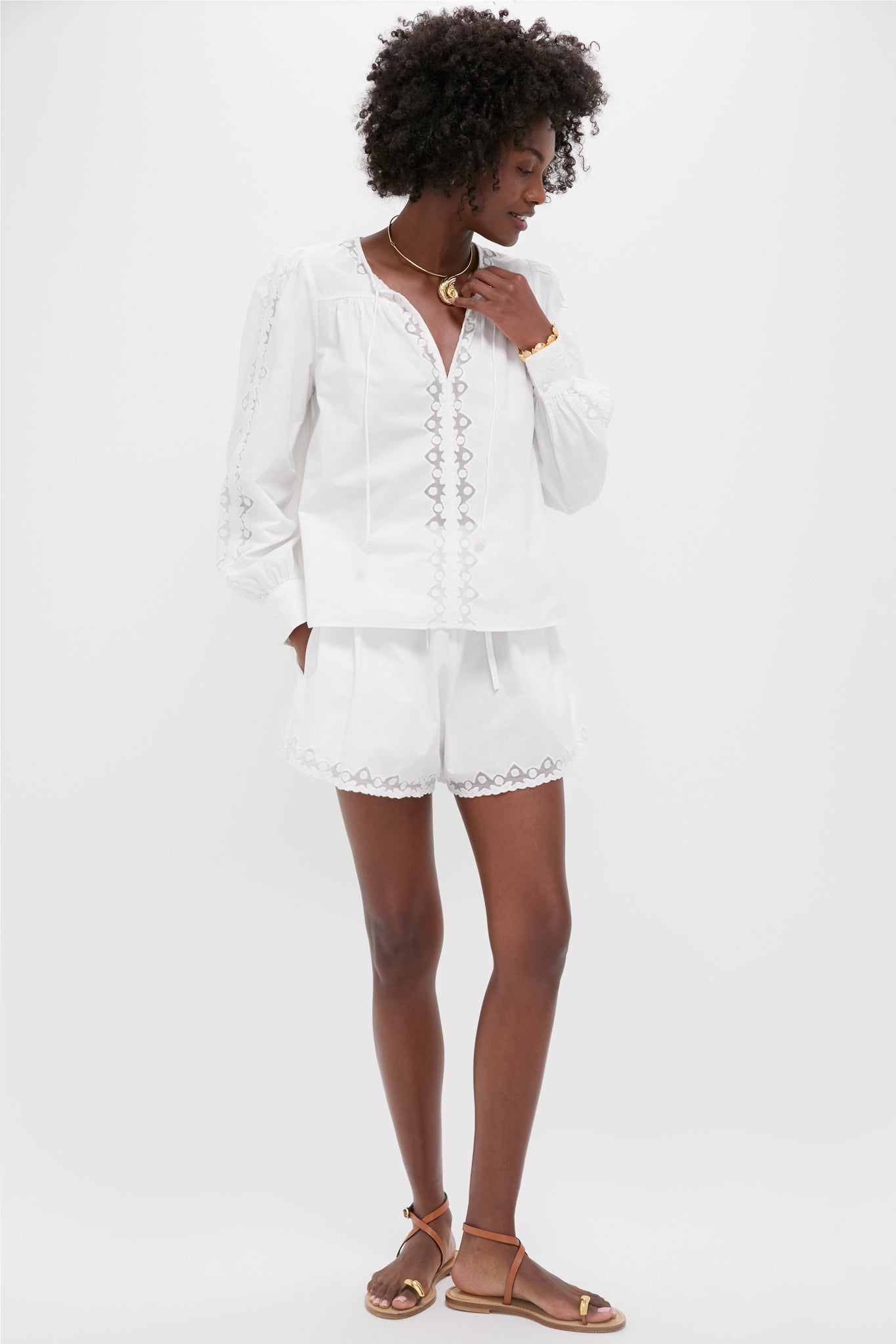 Pristine Kady Long Sleeve Blouse | Ulla Johnson