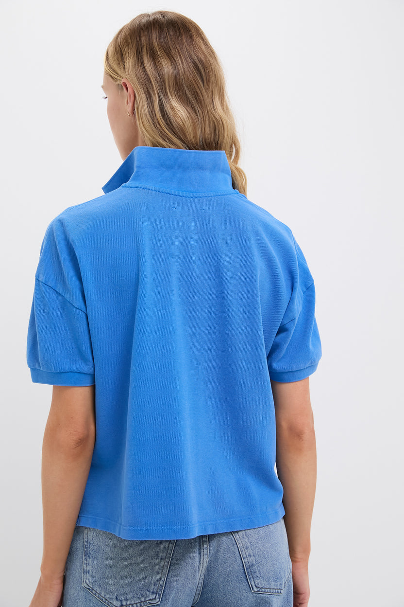 Blue Pique Holmes Boyfriend Polo | Tuckernuck