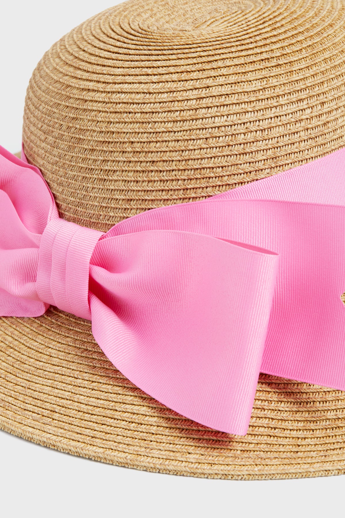 Exclusive Pink Packable Wide Bow Sunhat | Toucan Hats