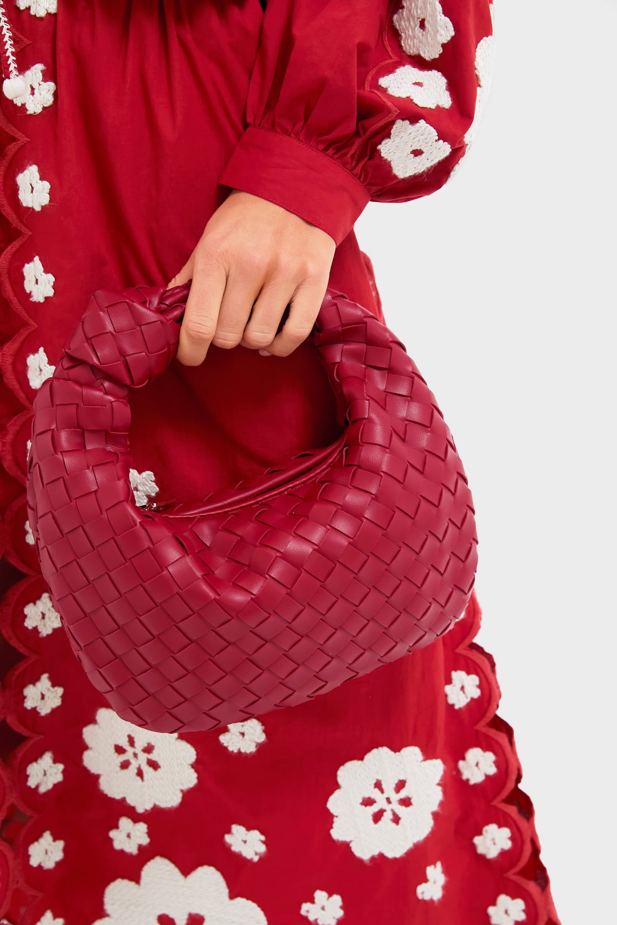 Red Woven Tracy Bag | Urban Expressions