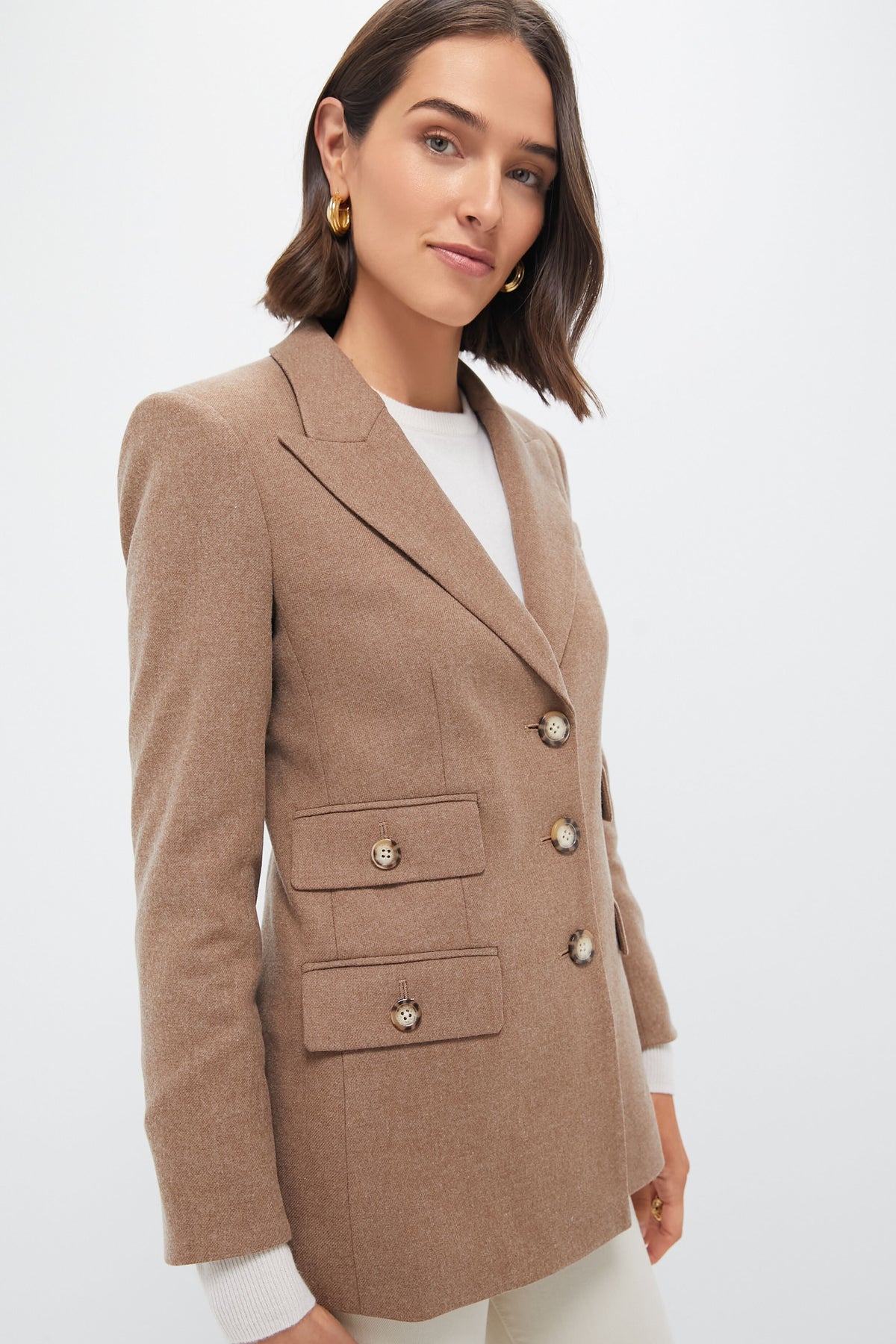 Heather Russet Nalani Dickey Jacket | Veronica Beard