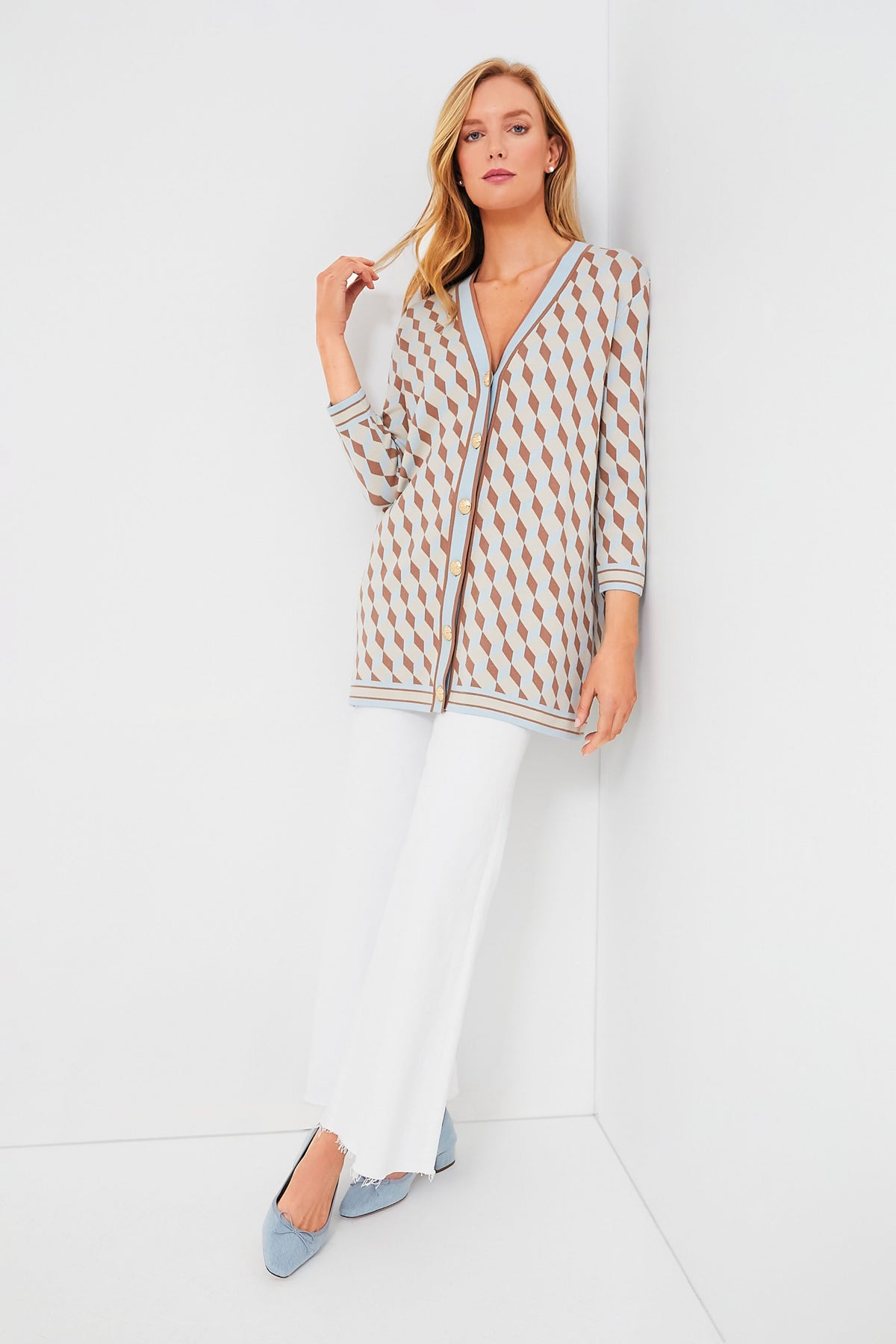 Ocean Spray Knit Geo Liv Cardigan | Tuckernuck