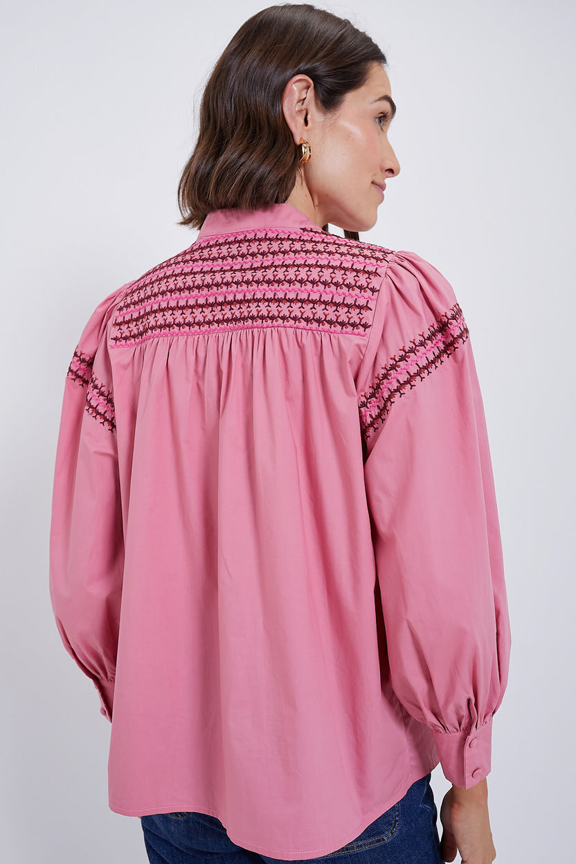 Rose Long Sleeve Saylor Shirt | The Shirt by Rochelle Behrens