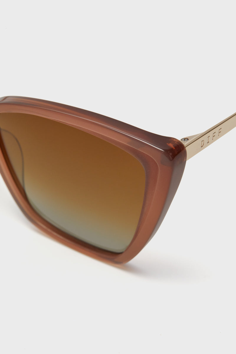 Macchiato Brown Becky II Sunglasses | DIFF Eyewear