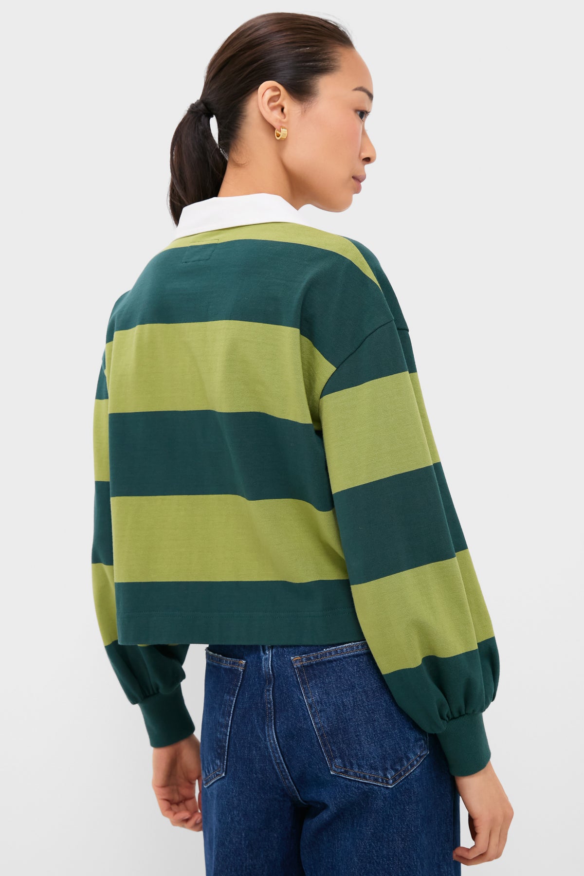 Woodbine and Junebug Stripe Swiftie Rugby Polo | Tuckernuck
