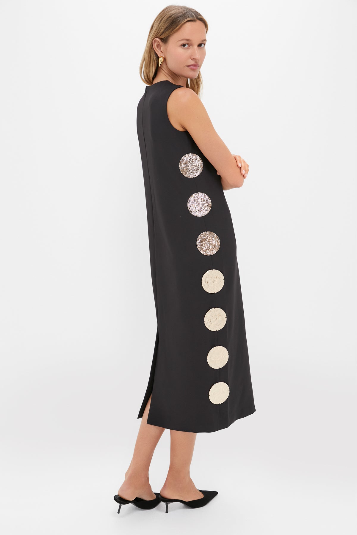 Gold Medallion Zeus Midi Dress | Hyacinth House