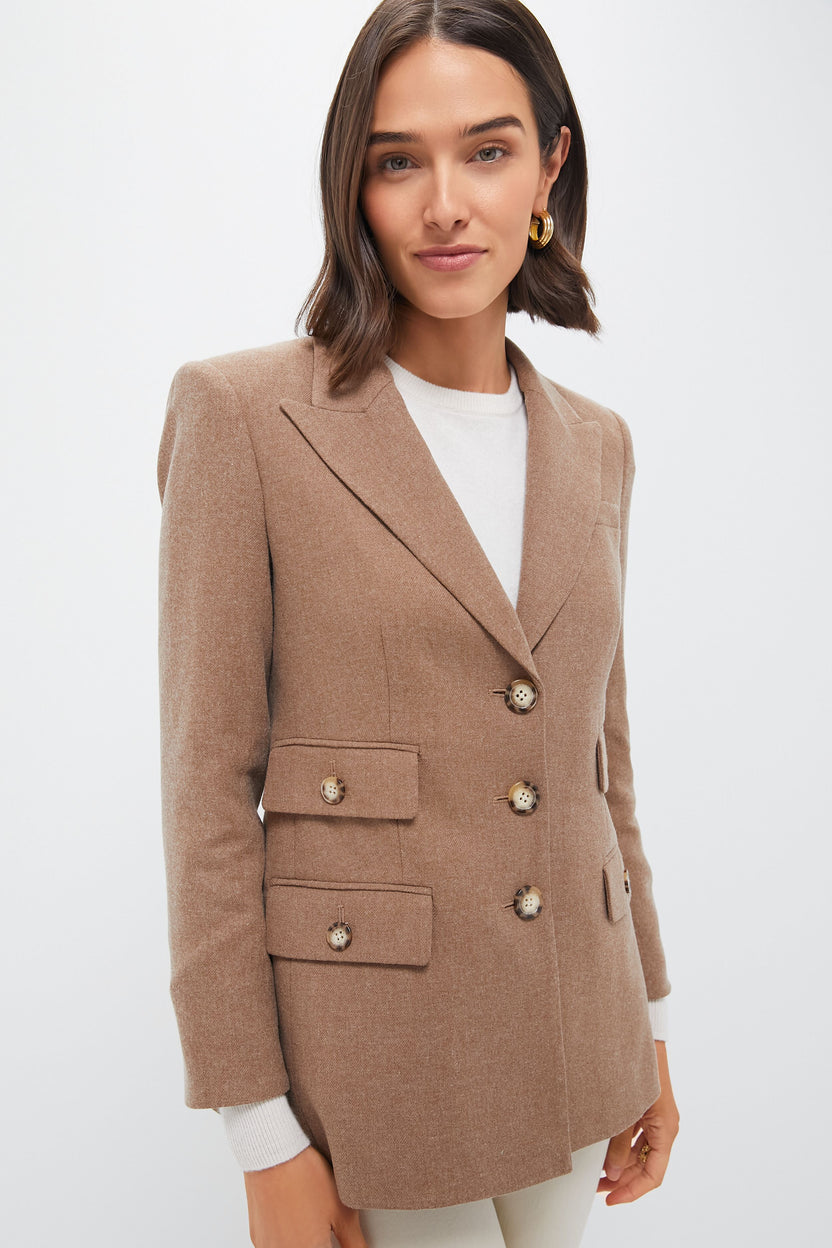 Heather Russet Nalani Dickey Jacket | Veronica Beard