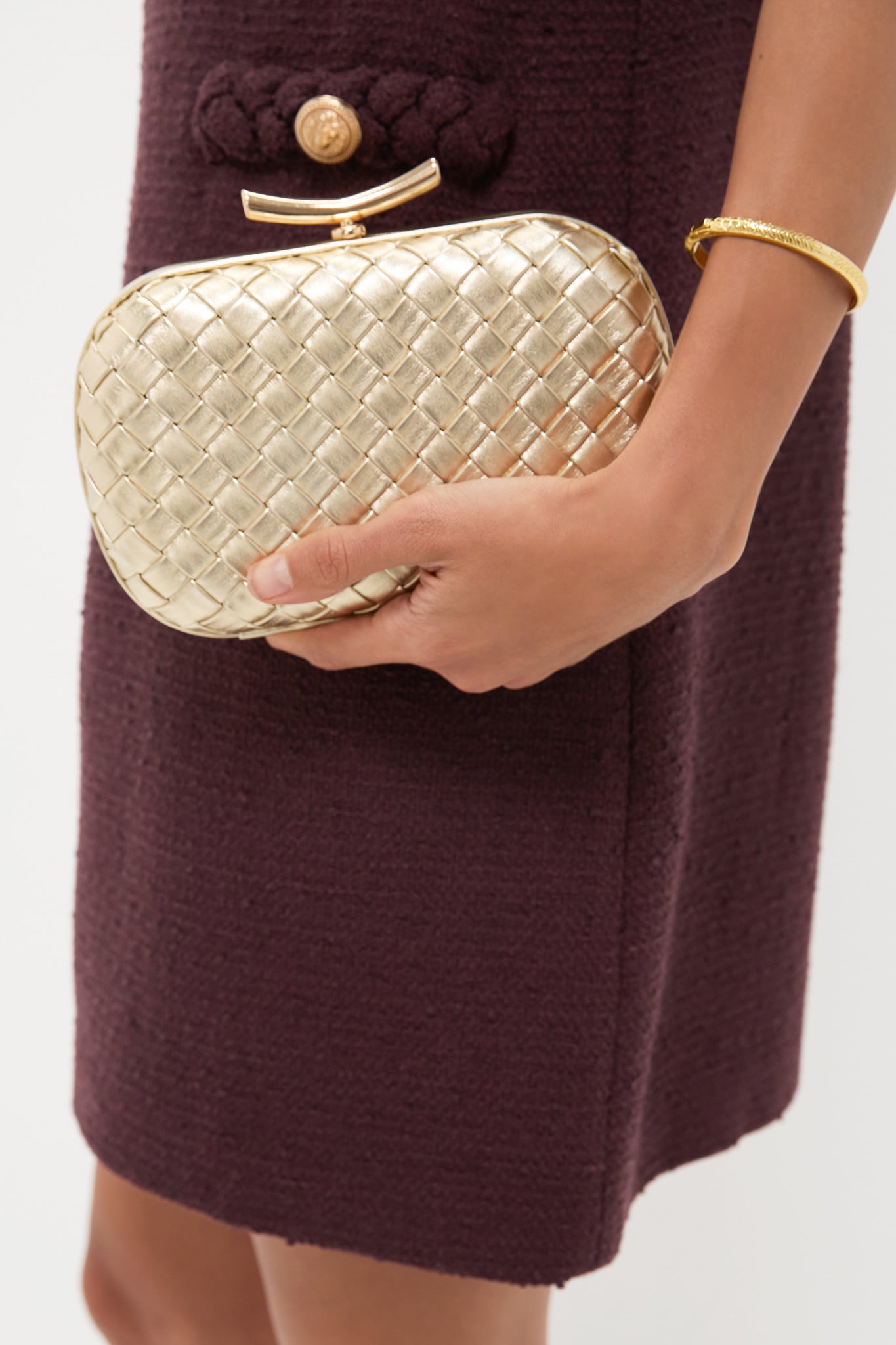 Gold Allison Clutch | Urban Expressions