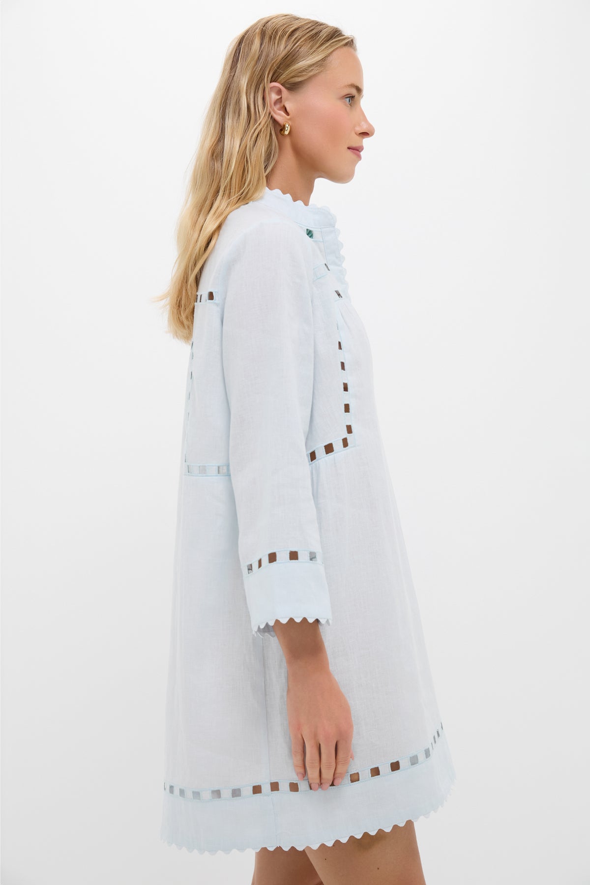 Pale Blue Cutout Dawson Tunic | Tuckernuck