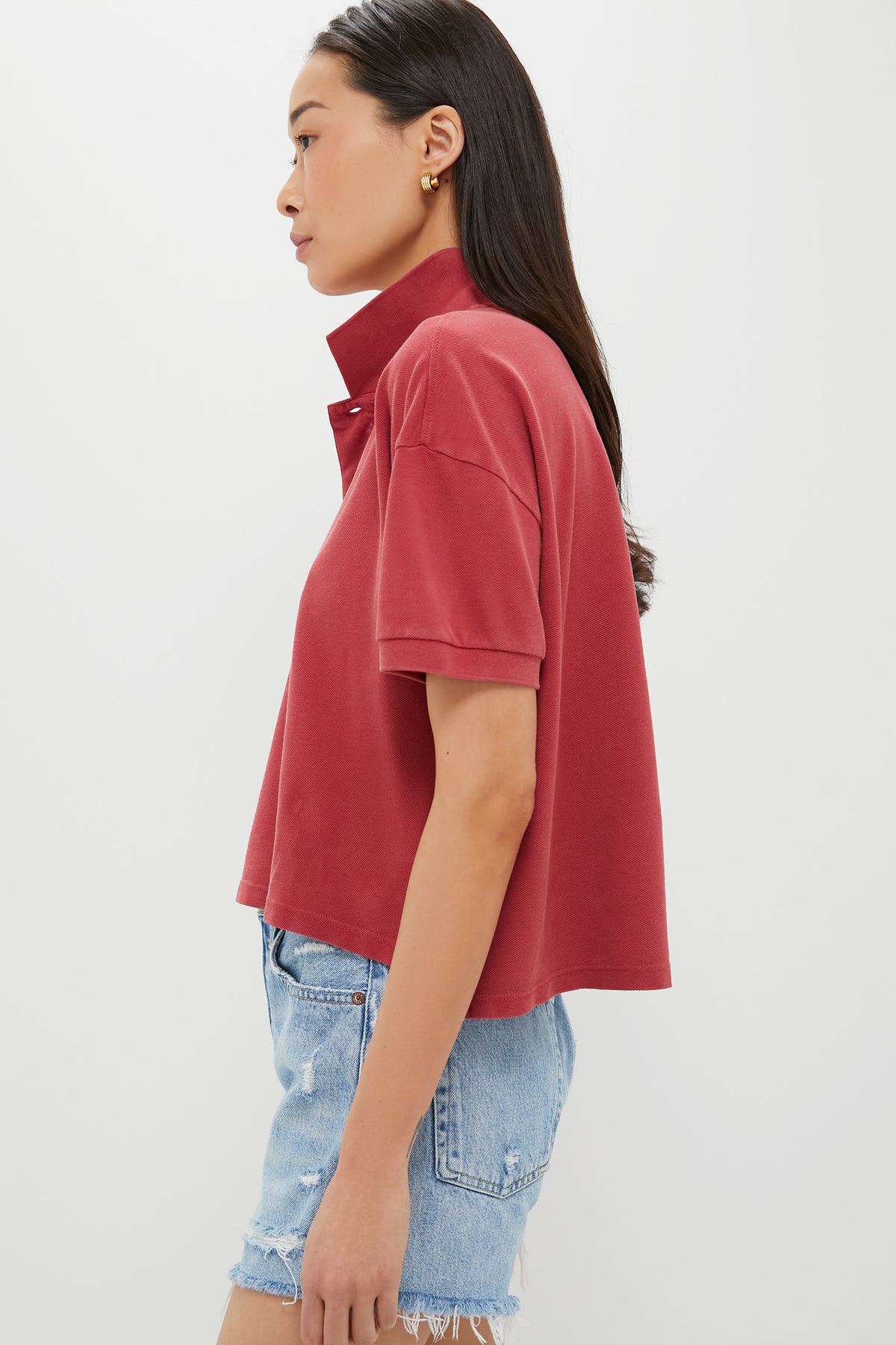 Red Pique Holmes Boyfriend Polo | Tuckernuck