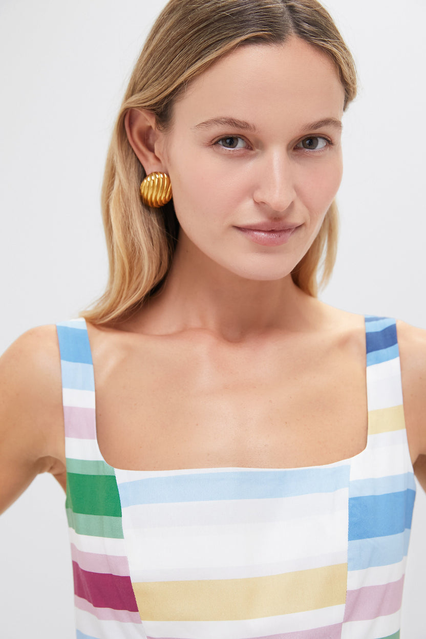 Sofa Stripe Scoop Neck Dress | Coco Shop