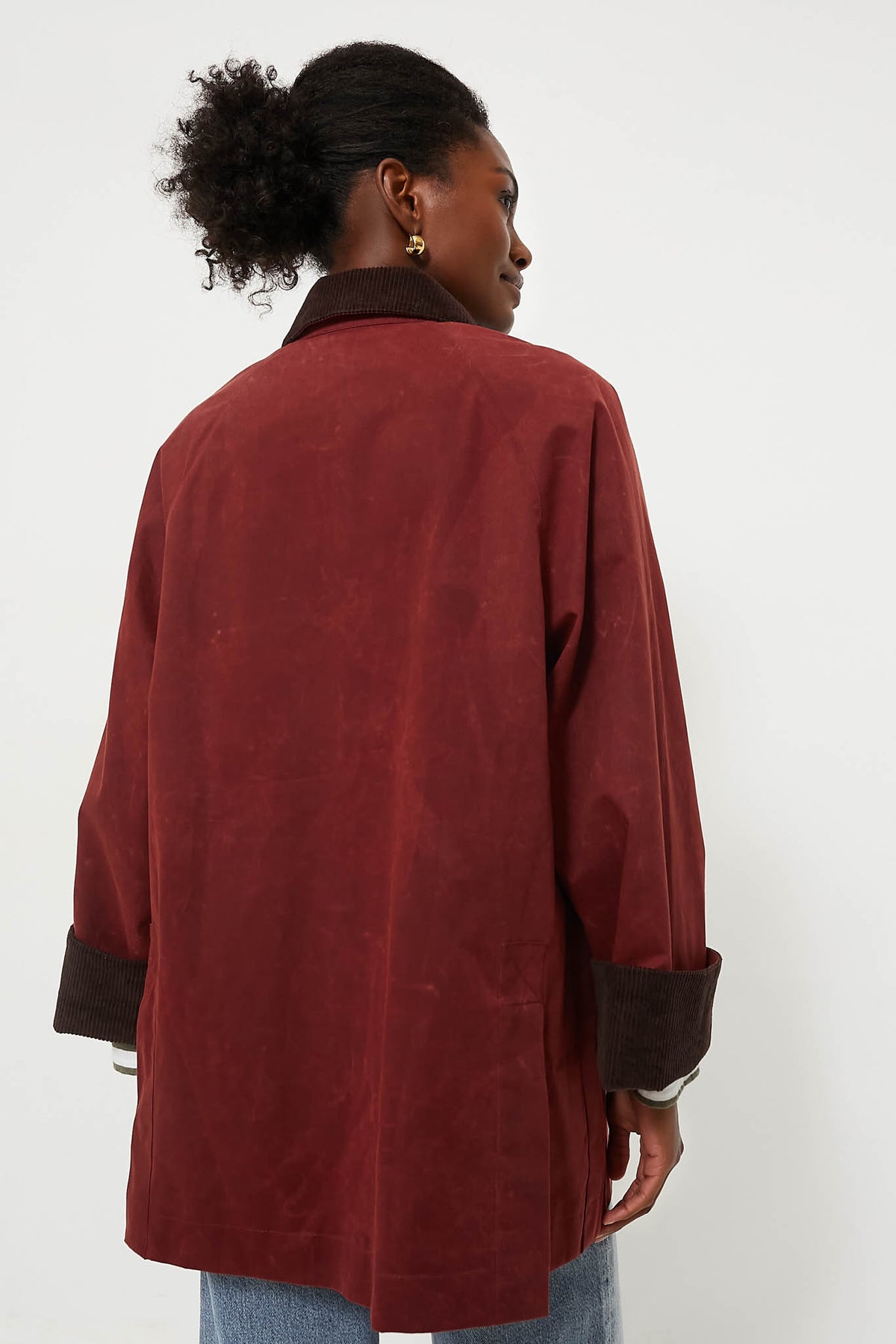 Brick Red Chiltern Street Jacket in Waxed Cotton | Alex Mill