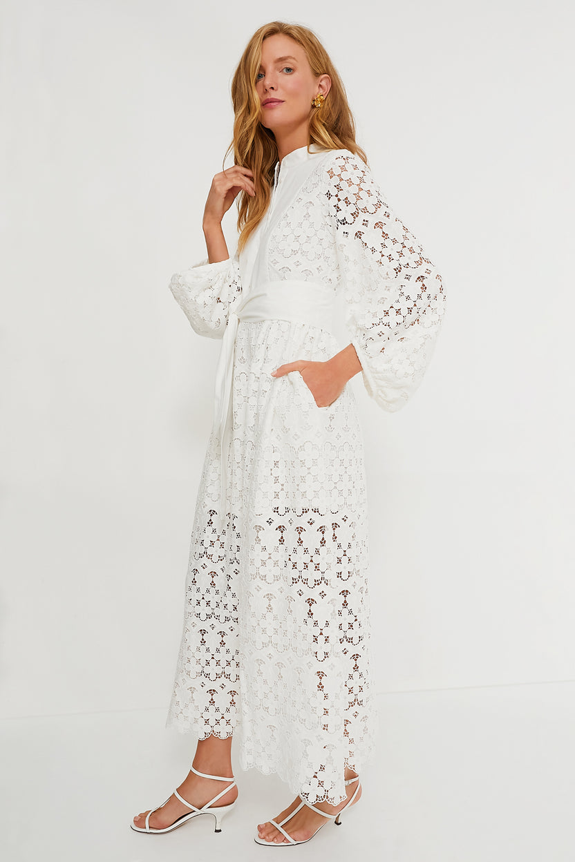 White Lace Calliope Dress | Tuckernuck
