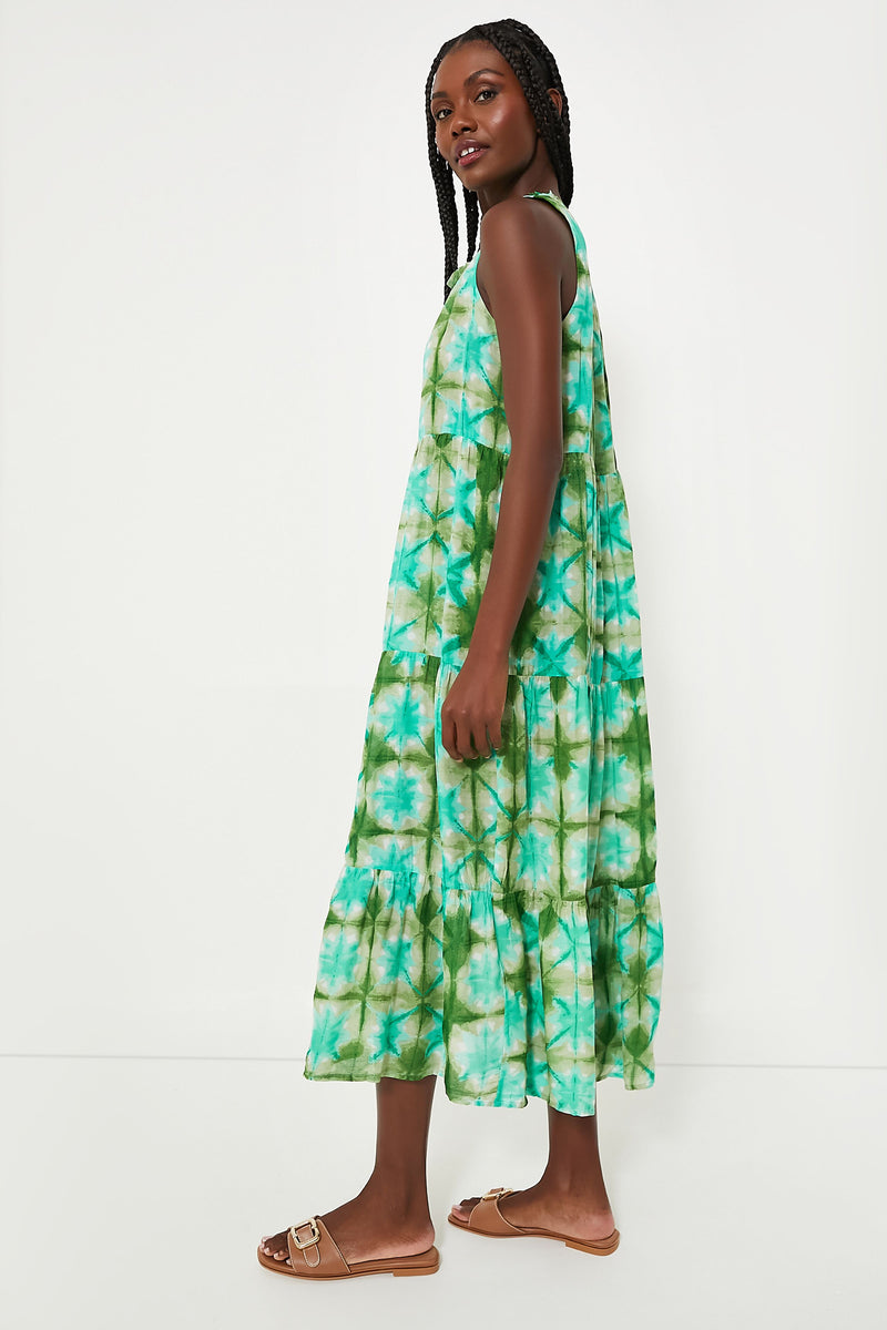 Seafoam Medallion Salty Paloma Caftan | Tnuck Beach