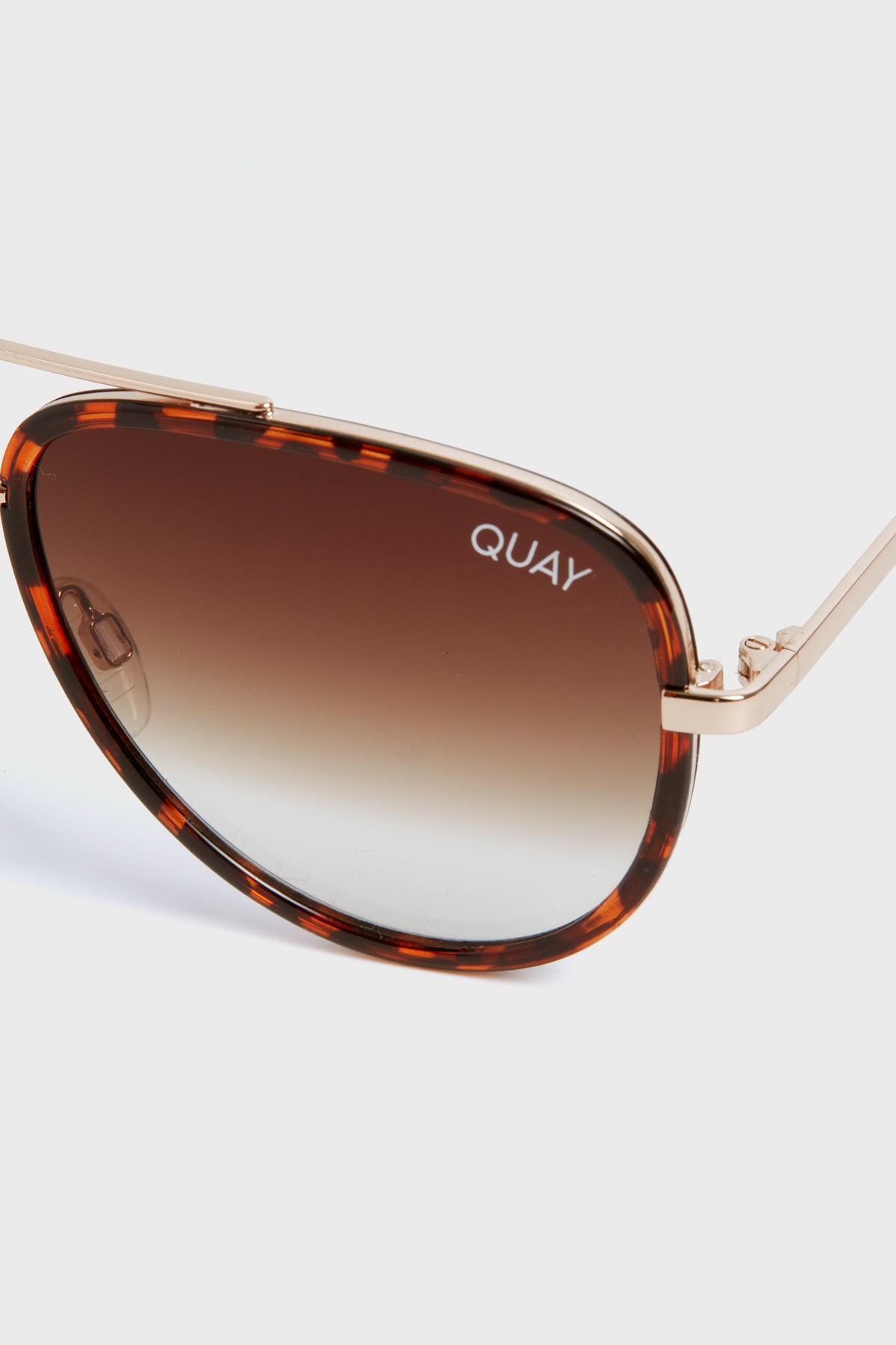 Tortoise All In Mini Sunglasses | QUAY