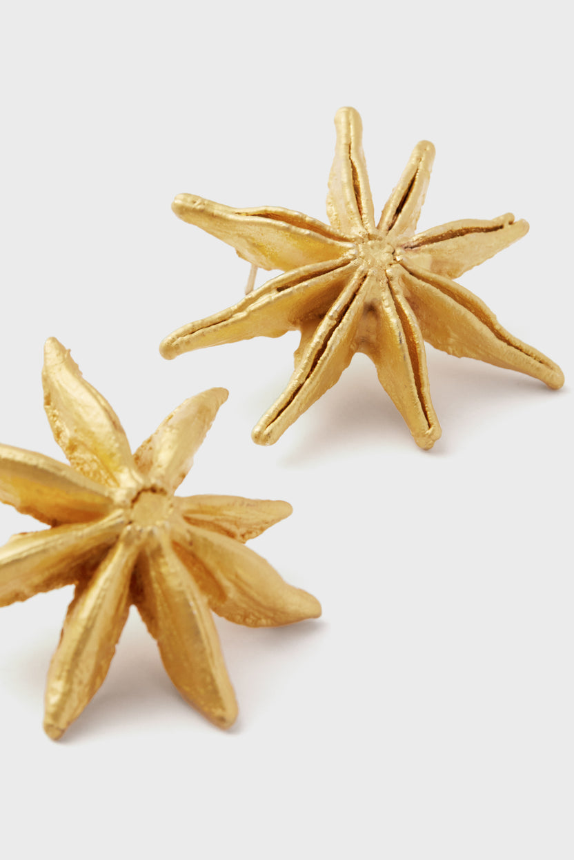 Gold Anise Studs | Alma
