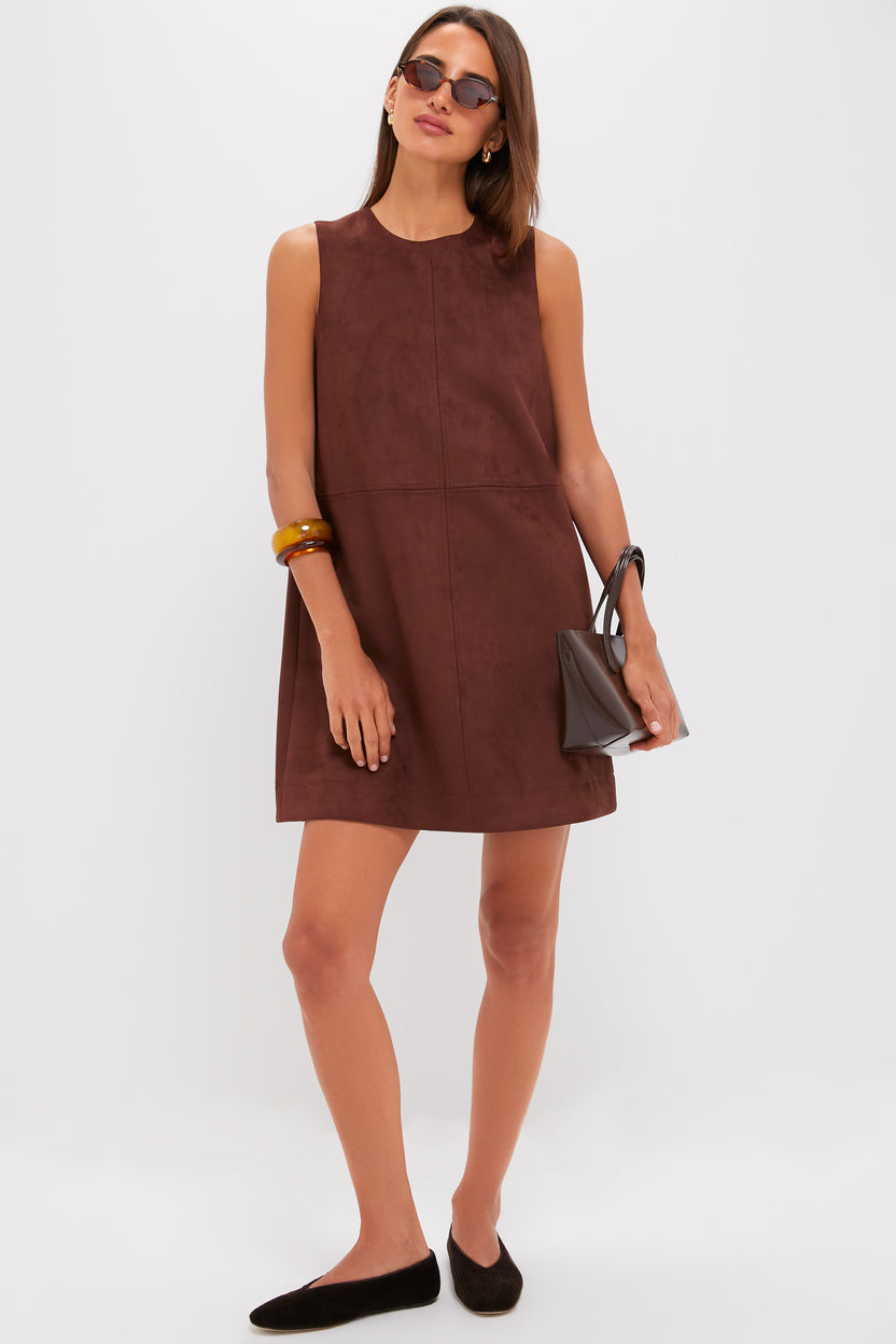 Ganache Vegan Suede Marlowe Dress | Tuckernuck