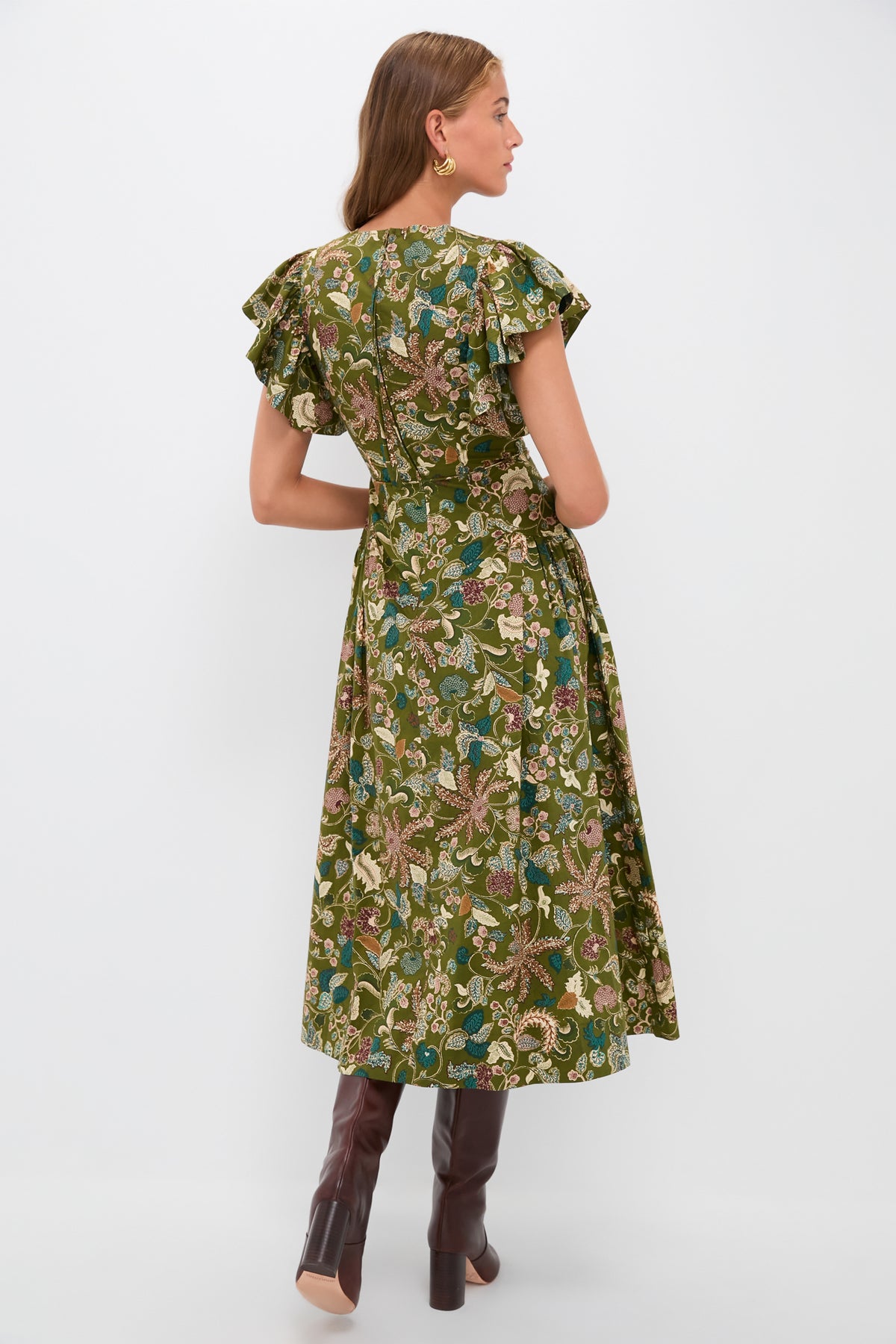 Lichen Darya Drop Waist Midi Dress | Ulla Johnson