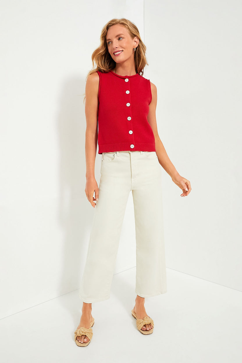 Tomato Bridget Sweater Vest | Alex Mill