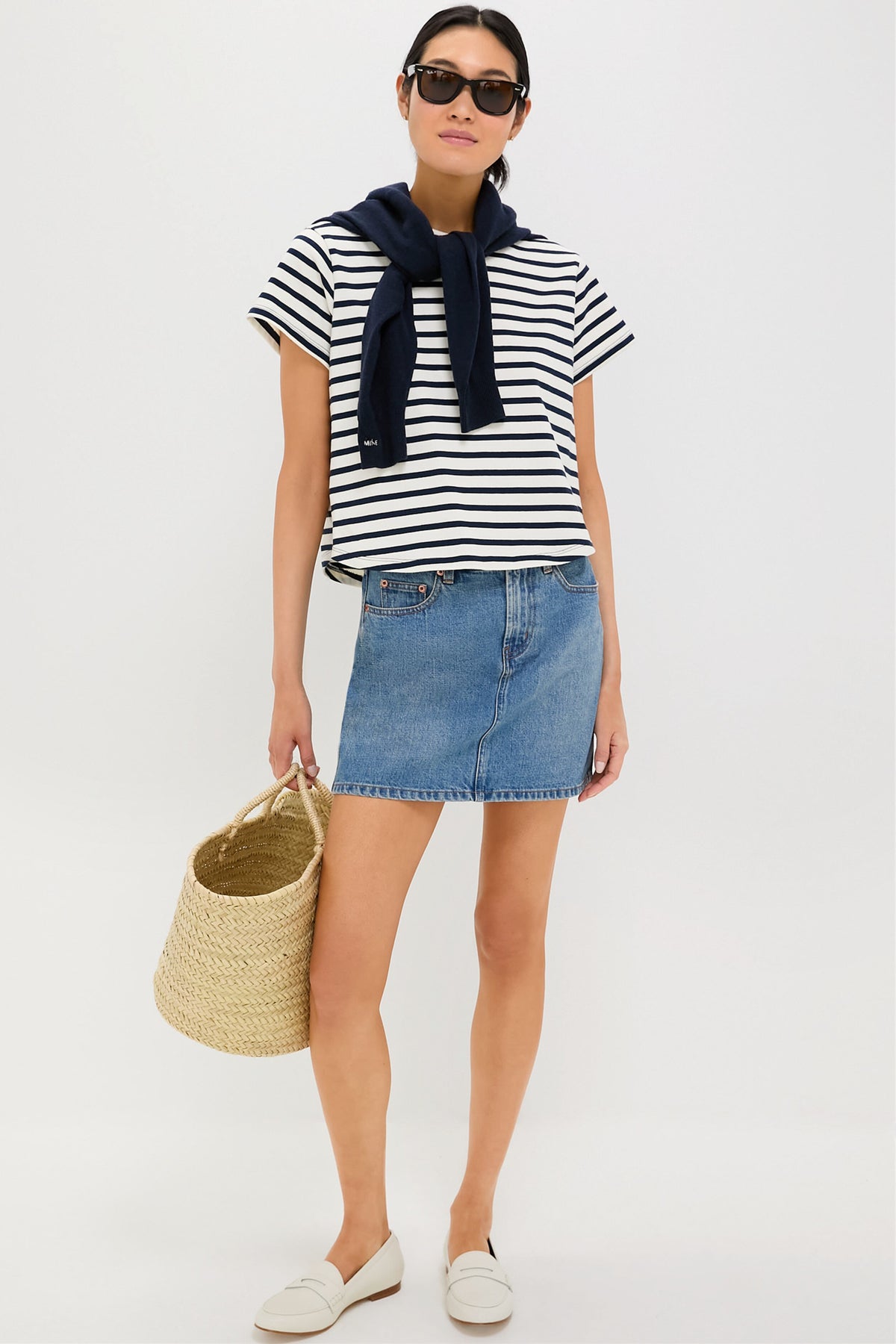 Navy Stripe Parker Classic Tee | Tuckernuck