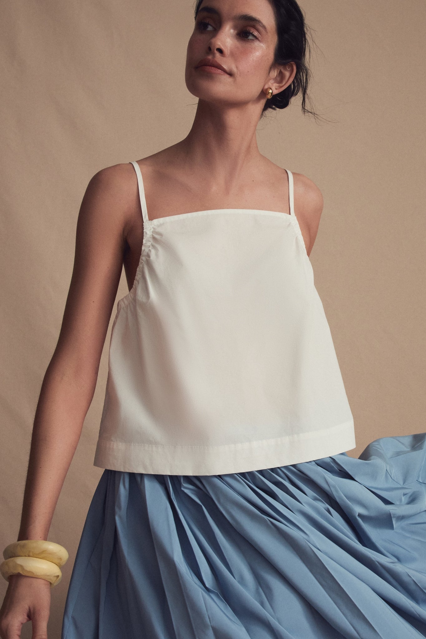 White Cotton Mandi Top | Tuckernuck