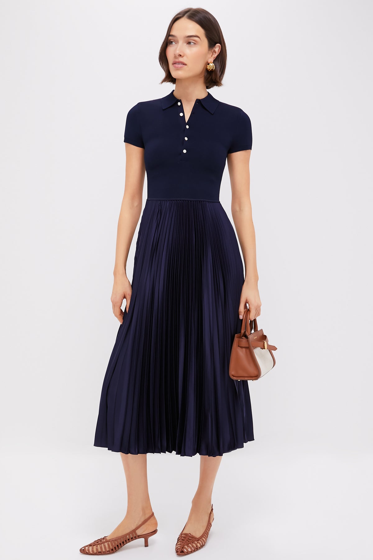 Hunter Navy Short Sleeve Day Dress | Polo Ralph Lauren
