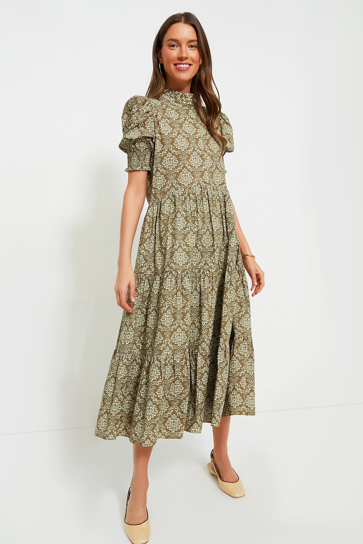 Moss Printed Bennett Maxi Dress | Hyacinth House