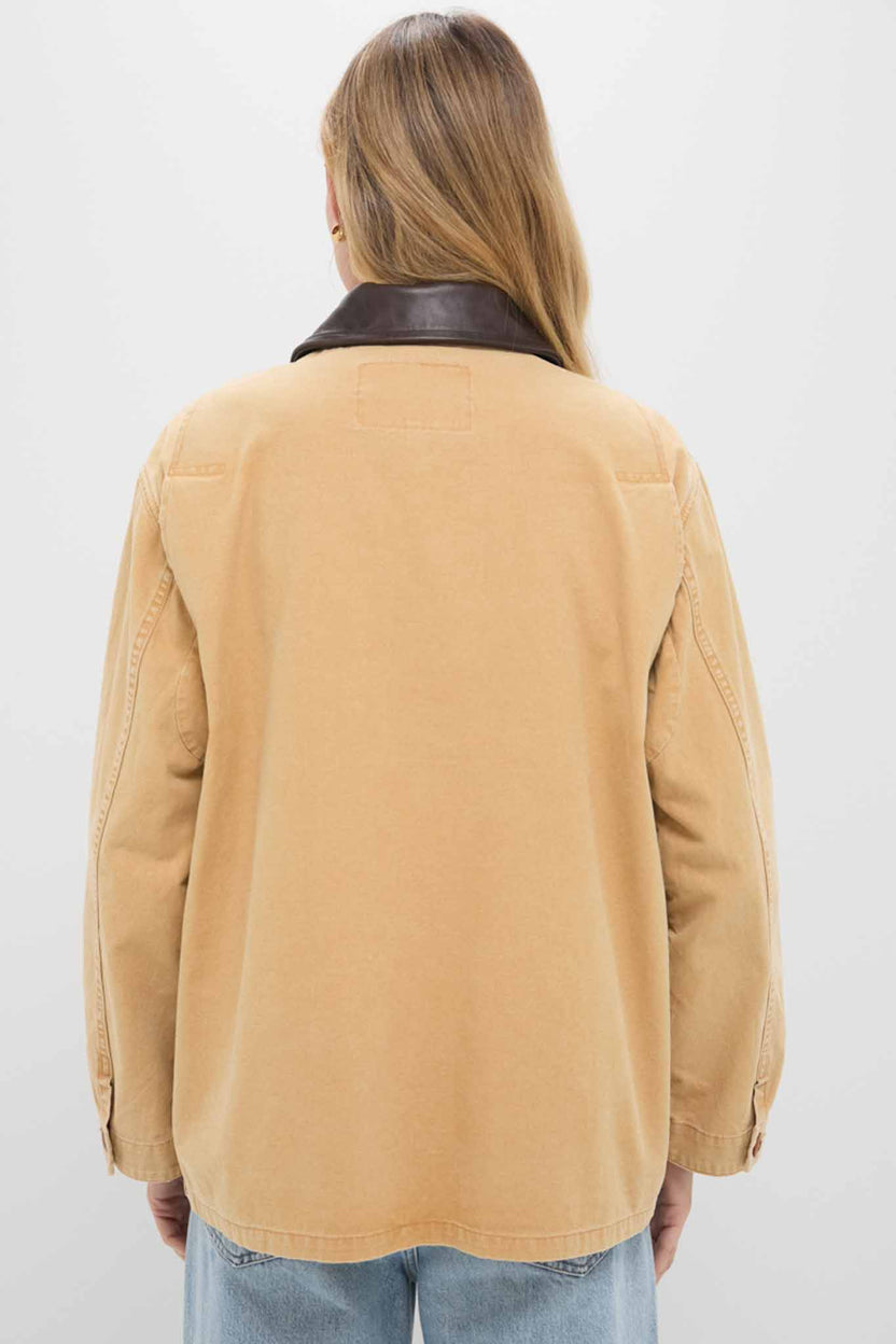 Golden The Barn Jacket | THE GREAT.