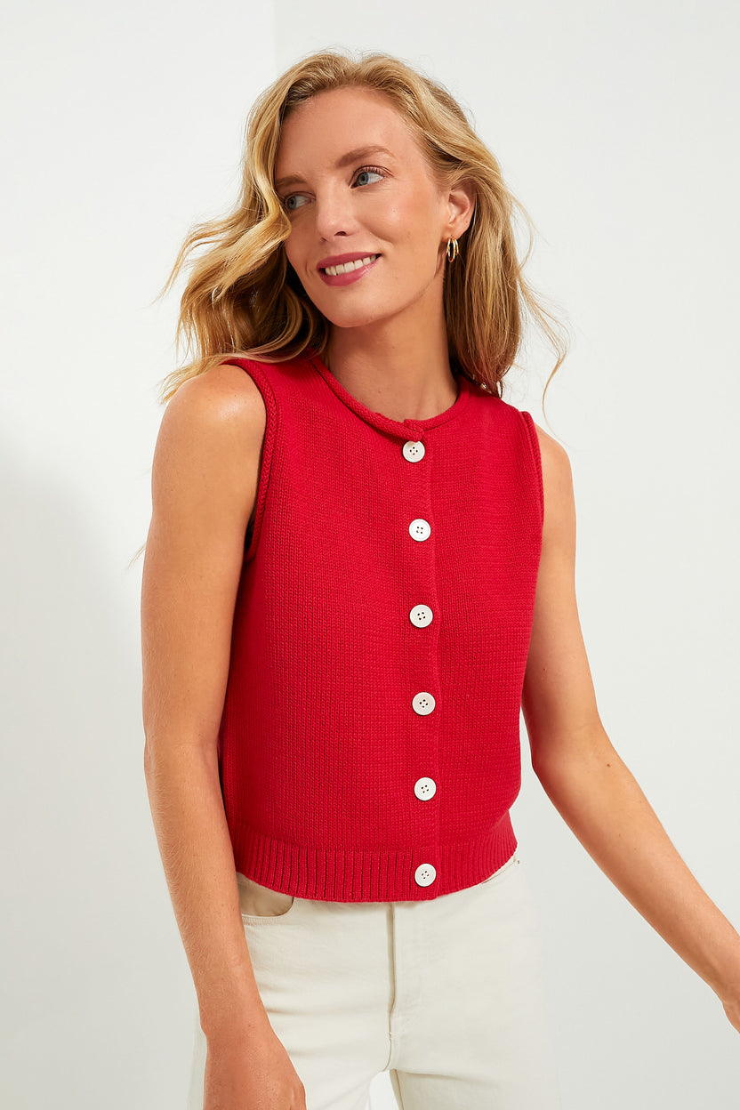 Tomato Bridget Sweater Vest | Alex Mill
