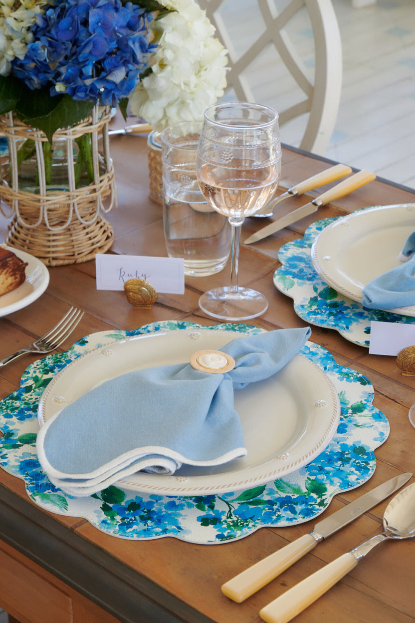 Gold Clam Shell Place Card Holders Set of 4 | Tuckernuck Home