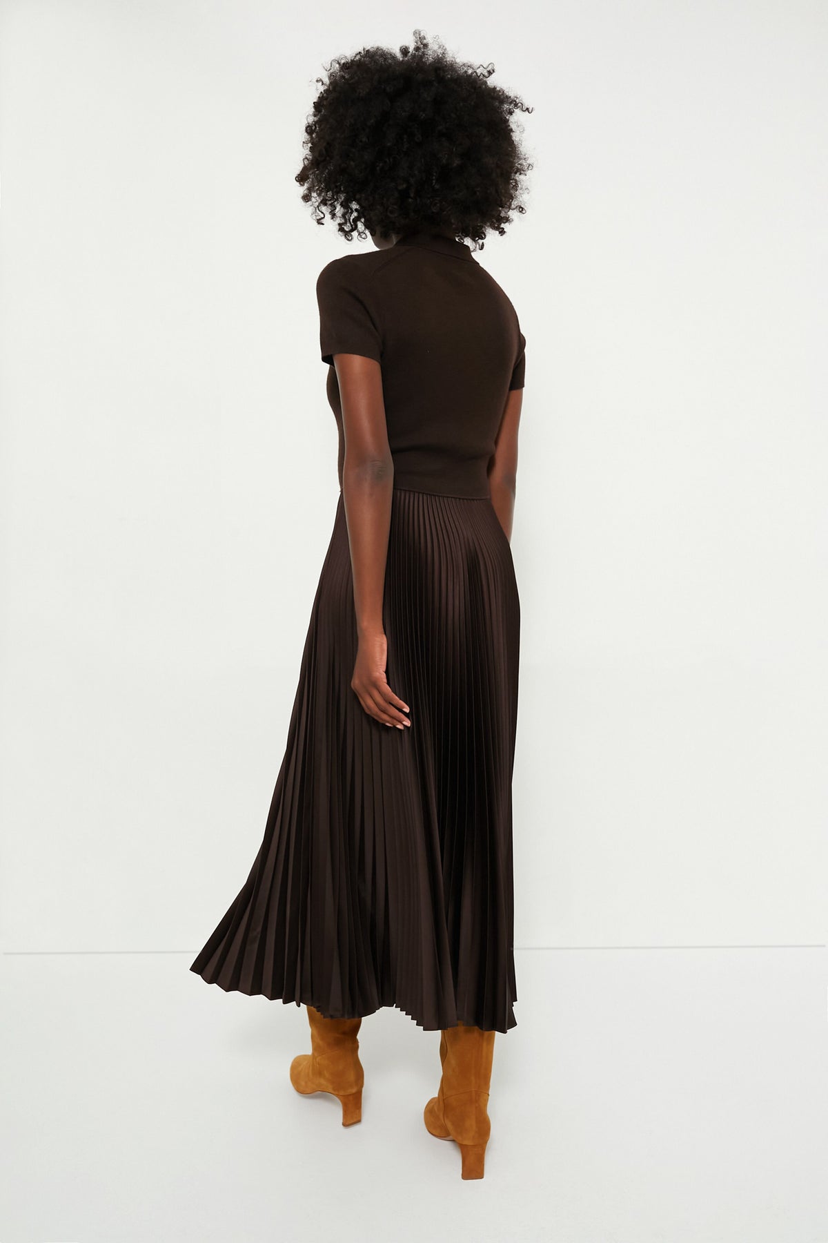 Squire Brown Short Sleeve Day Dress | Polo Ralph Lauren