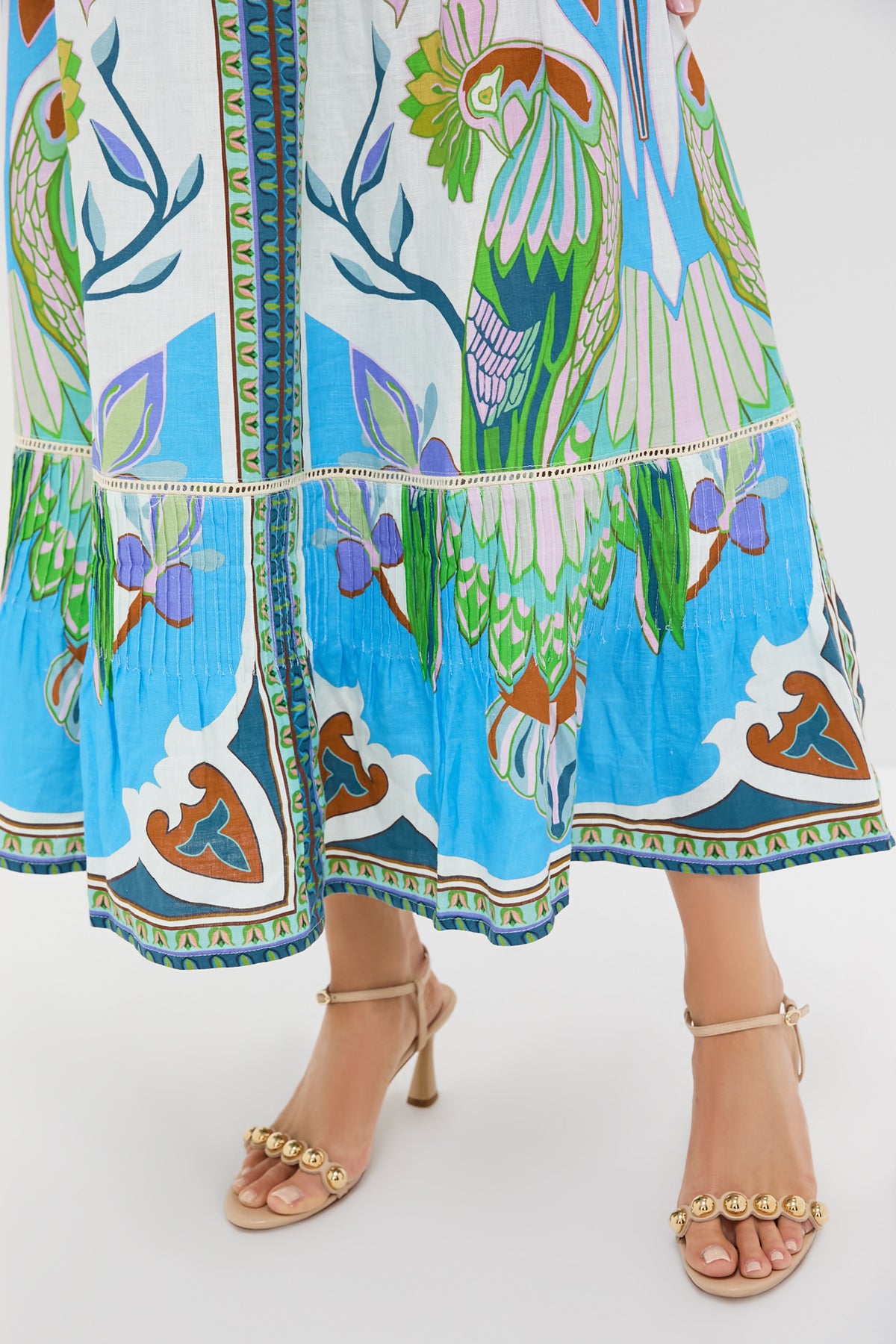 Blue Multicolor Sybill Dress | Lug Von Siga