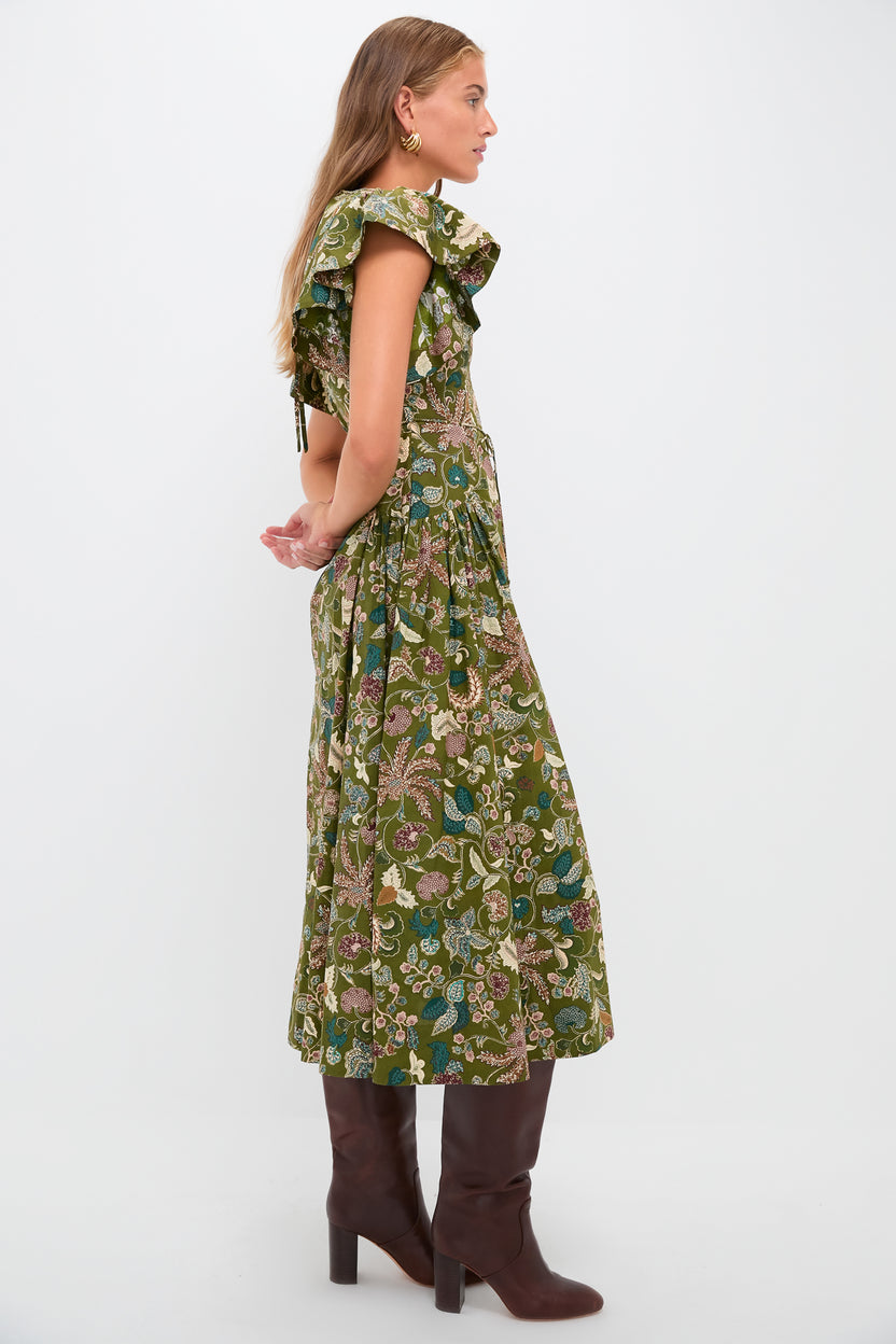 Lichen Darya Drop Waist Midi Dress | Ulla Johnson