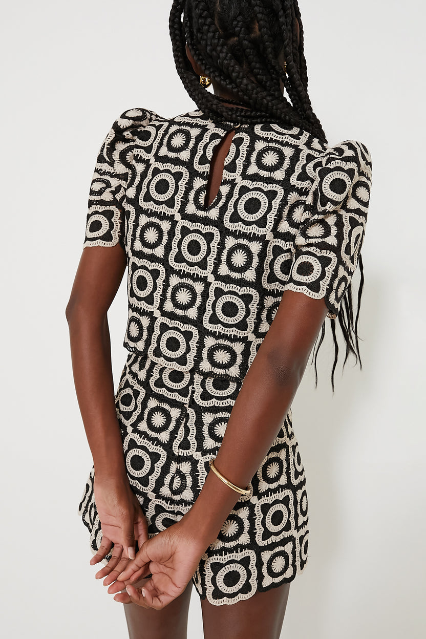 Black and Creme Morgana Set | Saylor